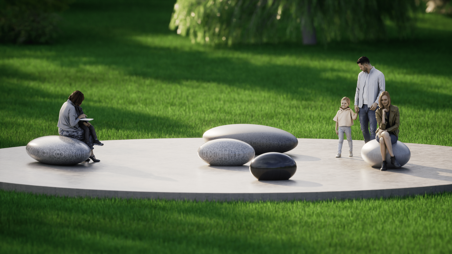3D Printed Concrete Seating — Pikus 3D