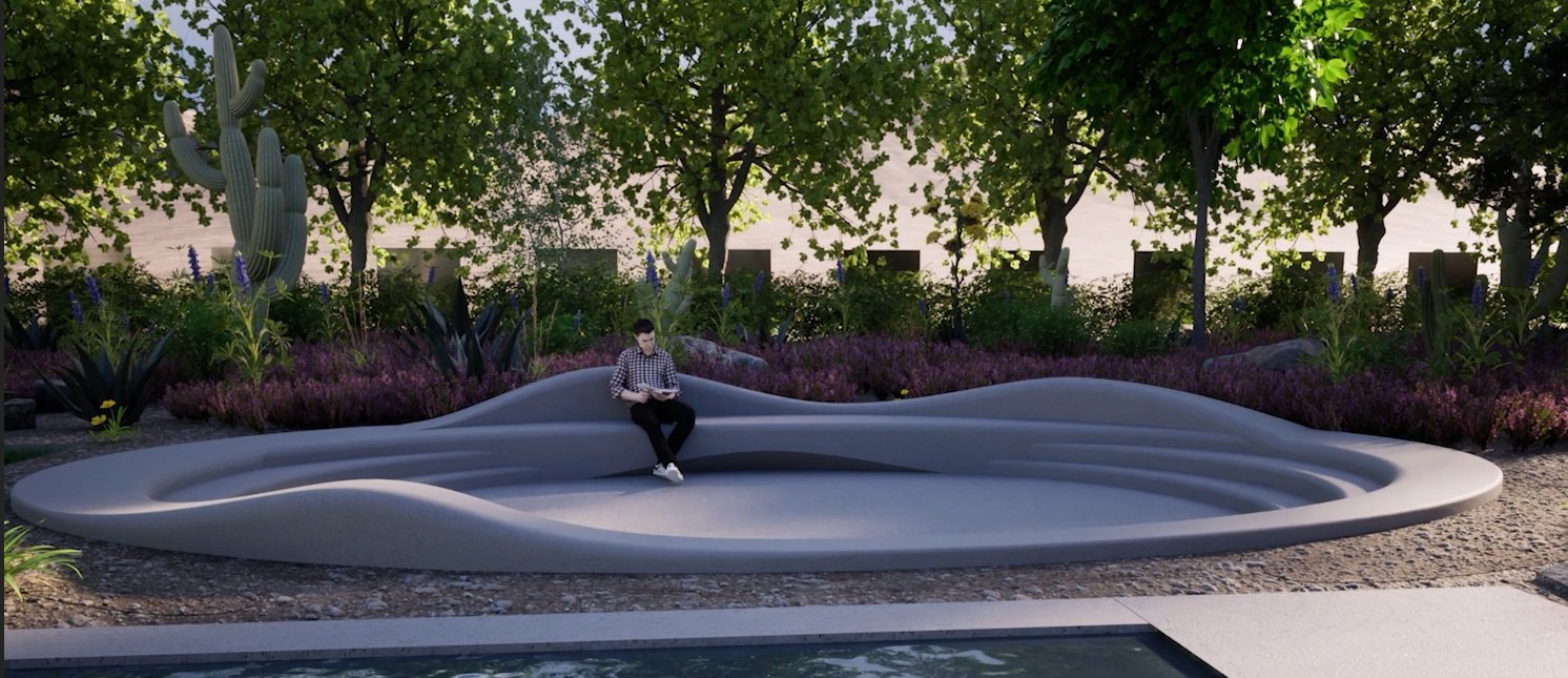 3D Printed Concrete Seating — Pikus 3D
