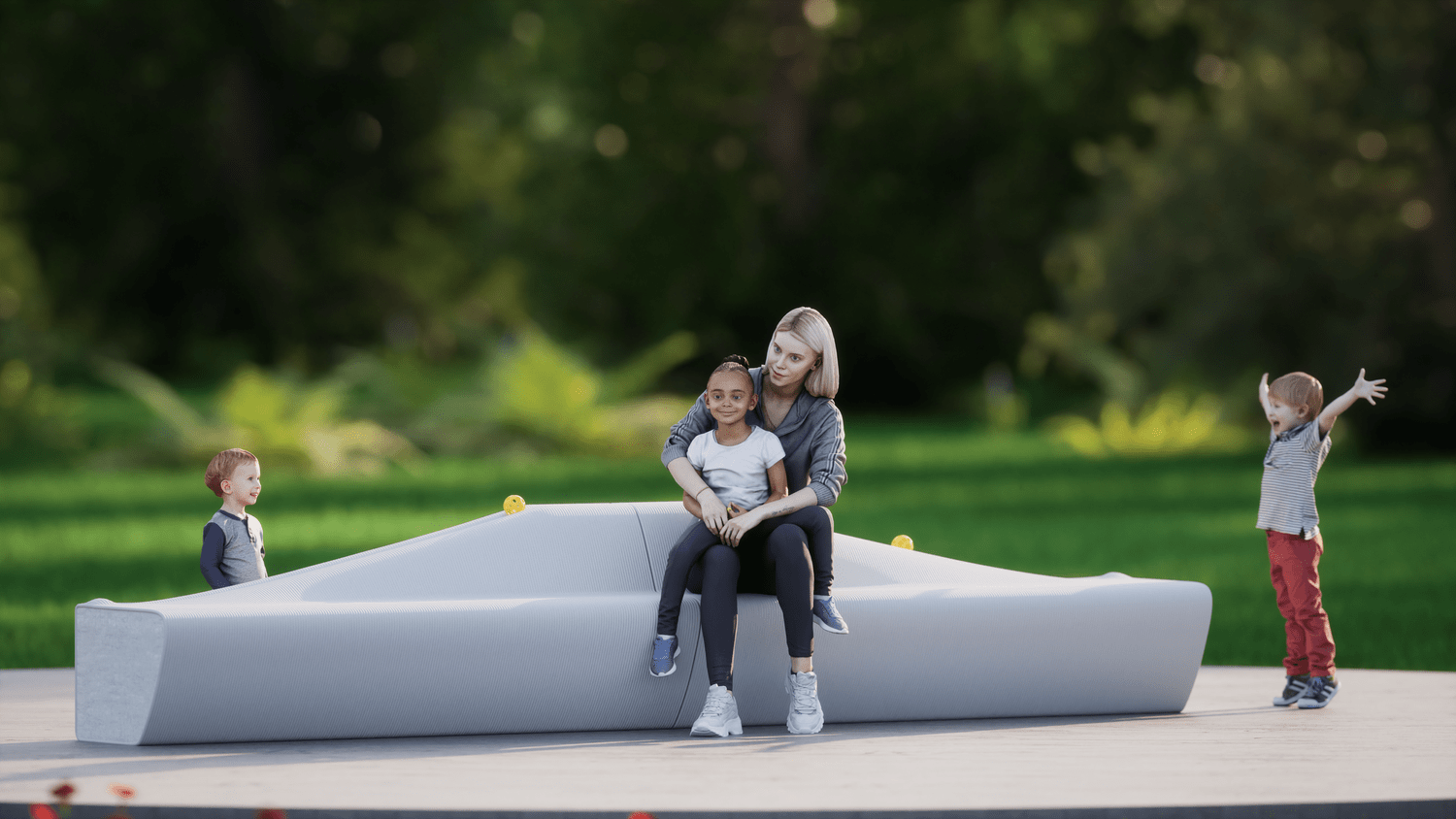 3D Printed Concrete Seating — Pikus 3D