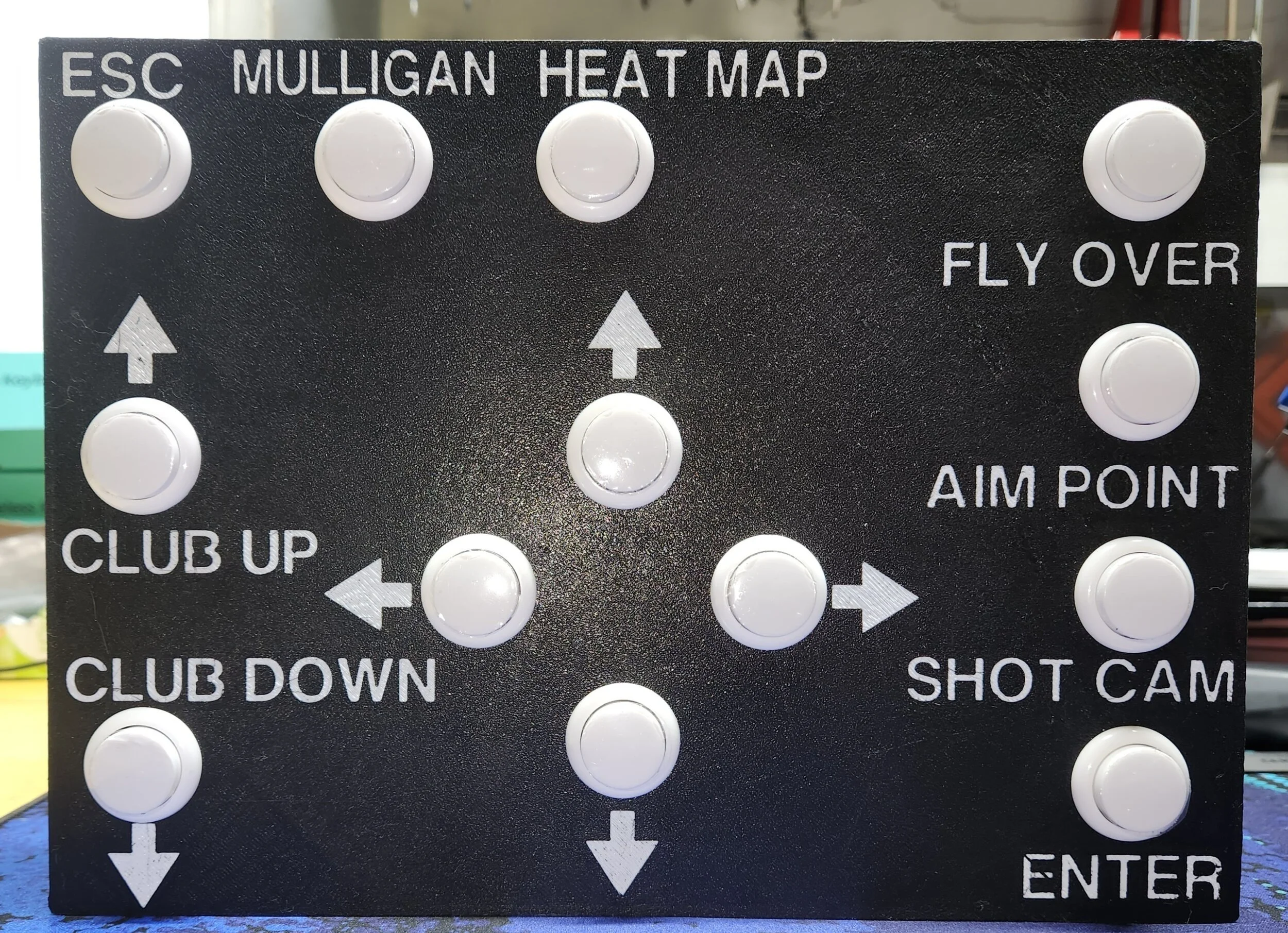 Golf simulator control box