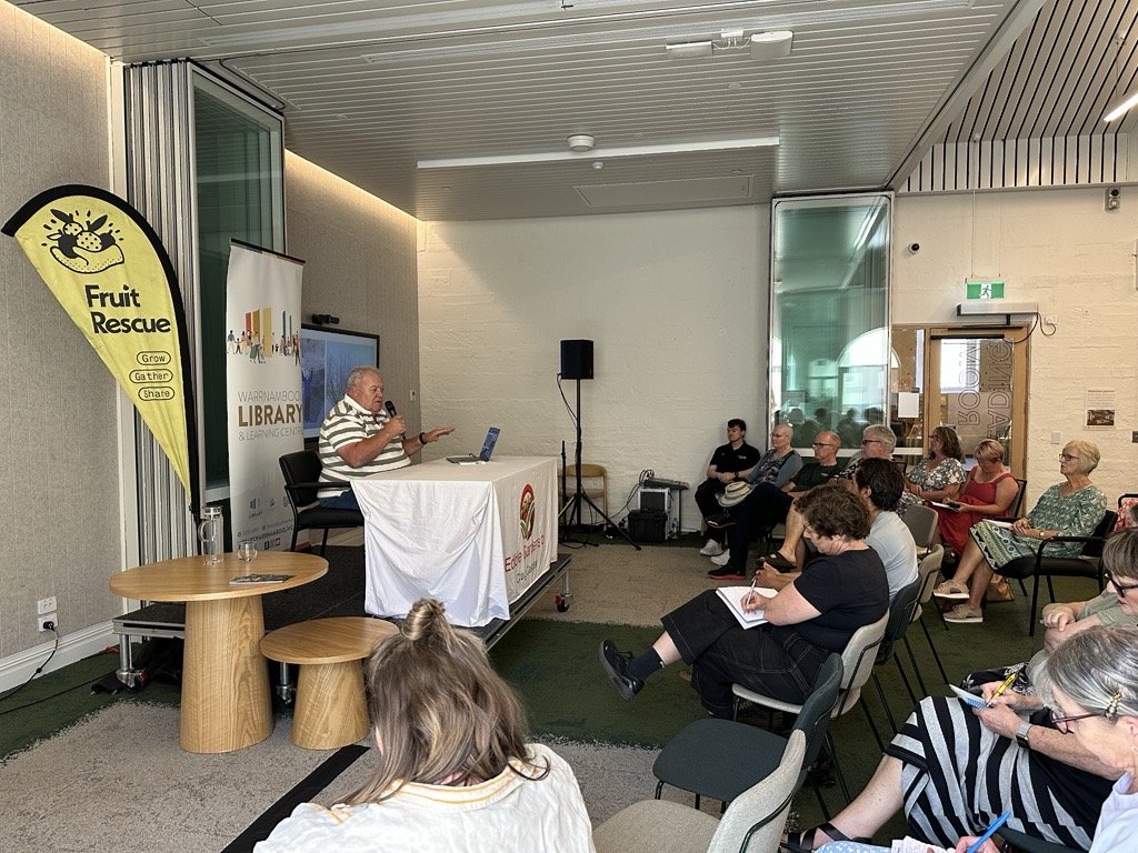 Craig Castree captivates Warrnambool with workshop series — Fruit Rescue