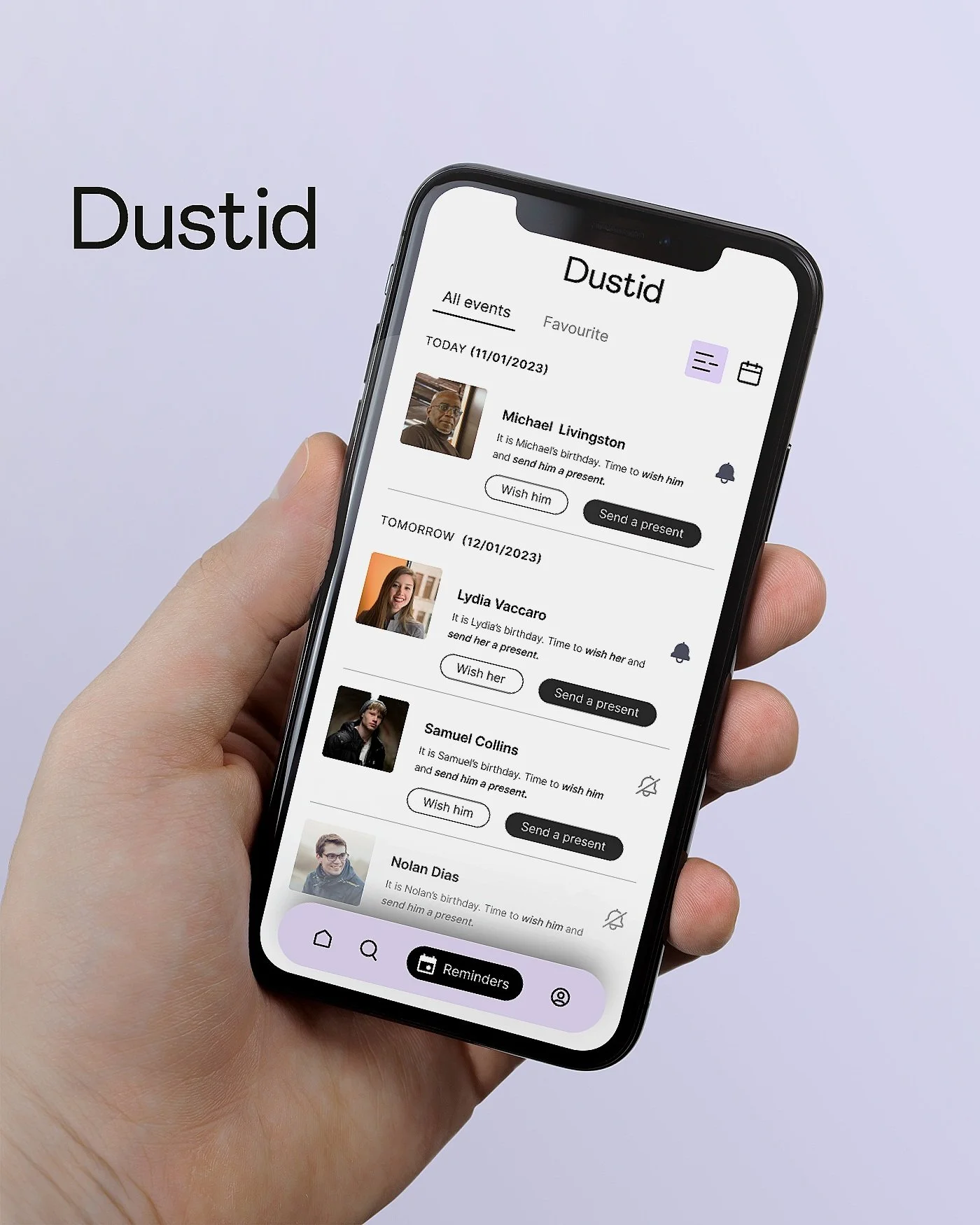 Dustid | Stay Connected. No Address. No Hassle