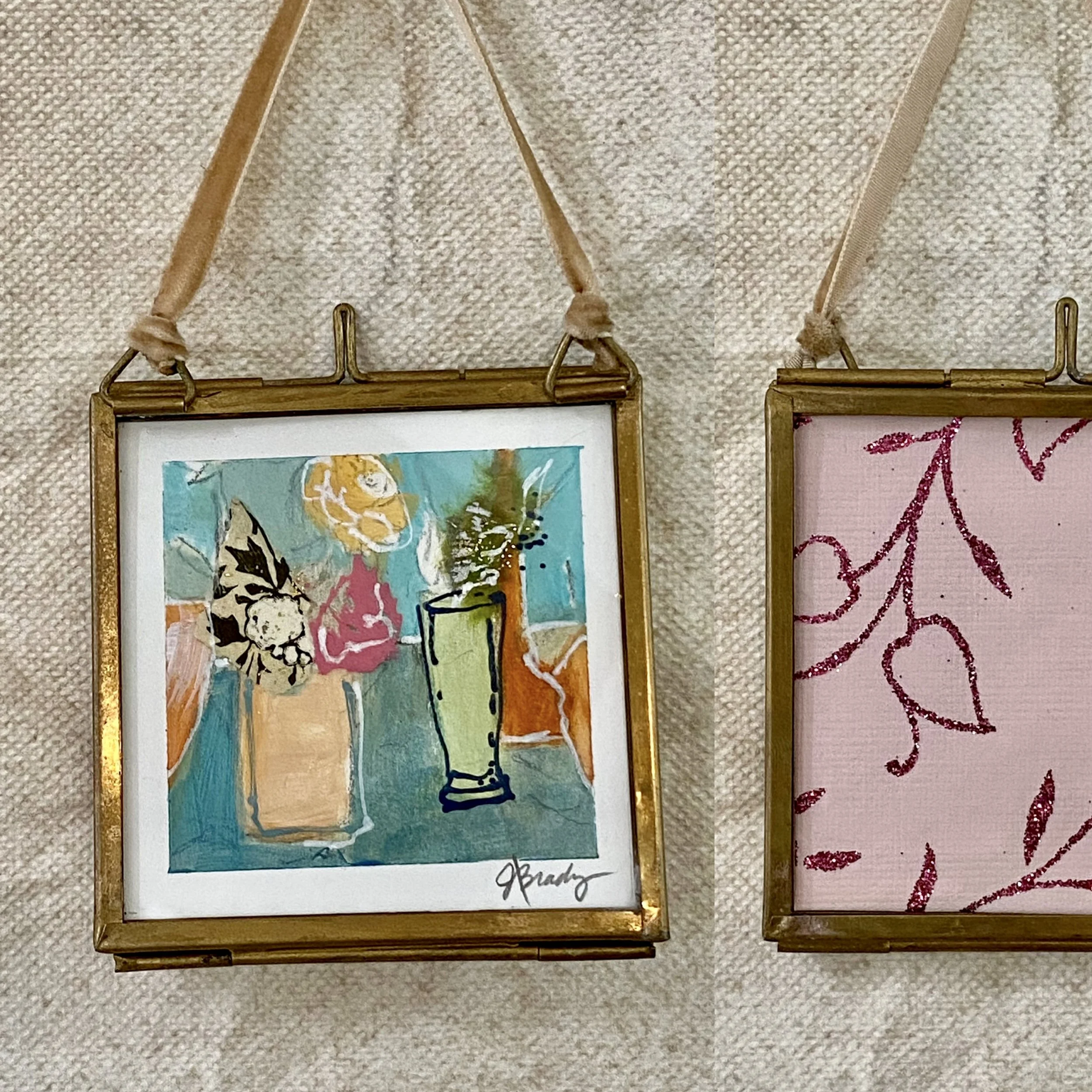 Hanging Floral Square I — Jade Brady