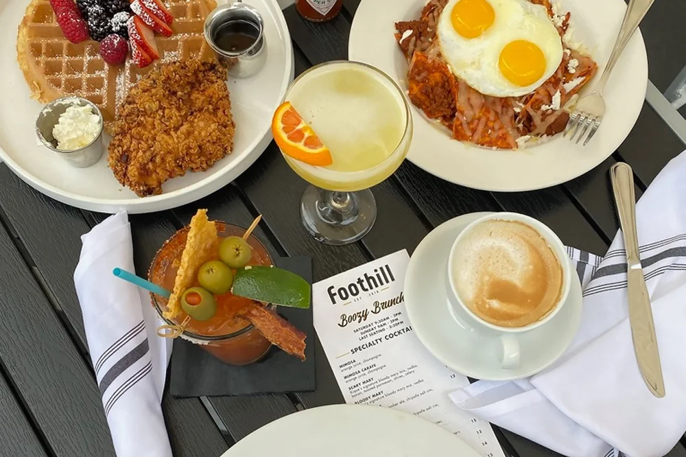 Brunch Menu — Foothill Restaurant Pasadena