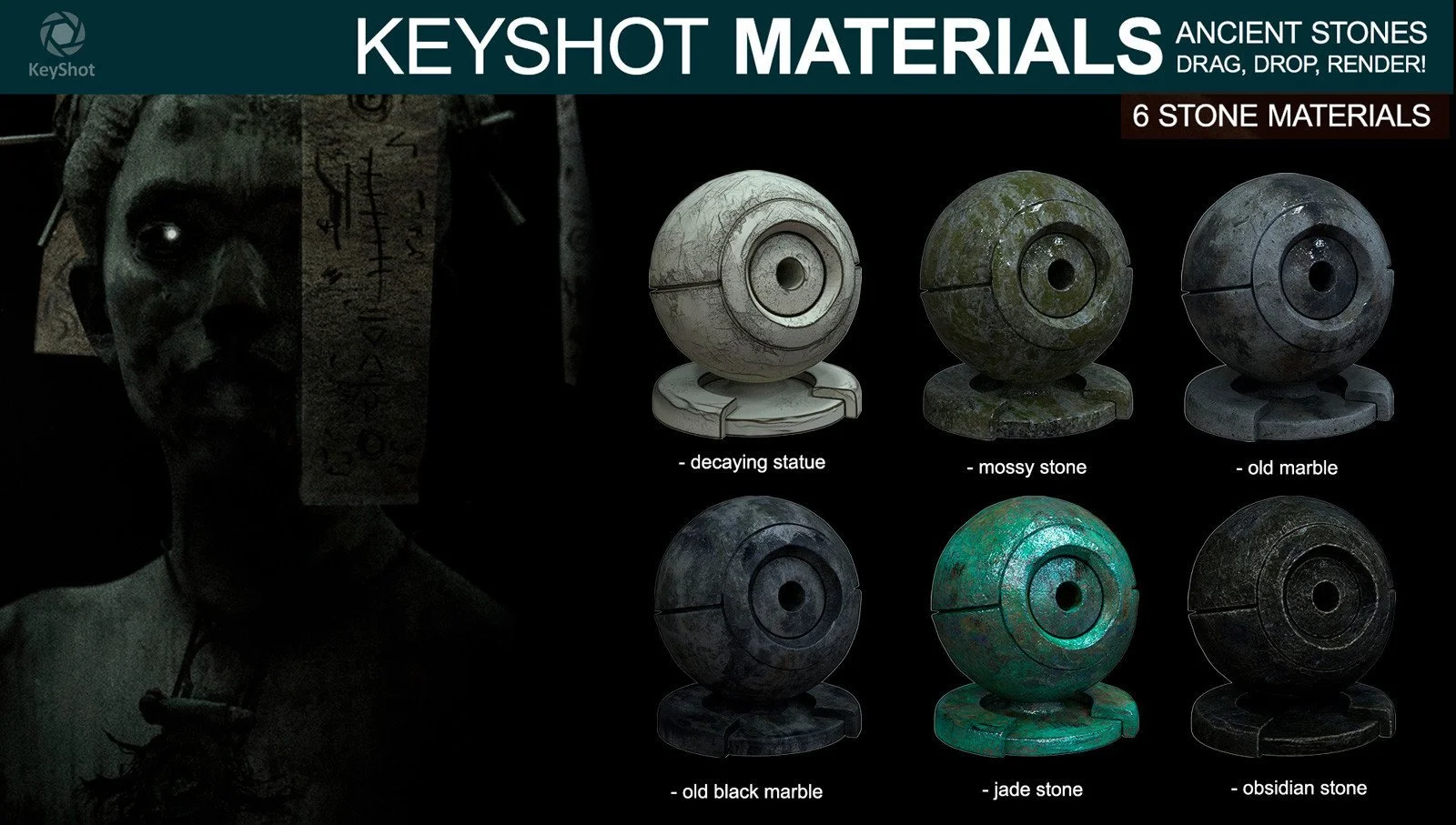 Free Keyshot Material Pack