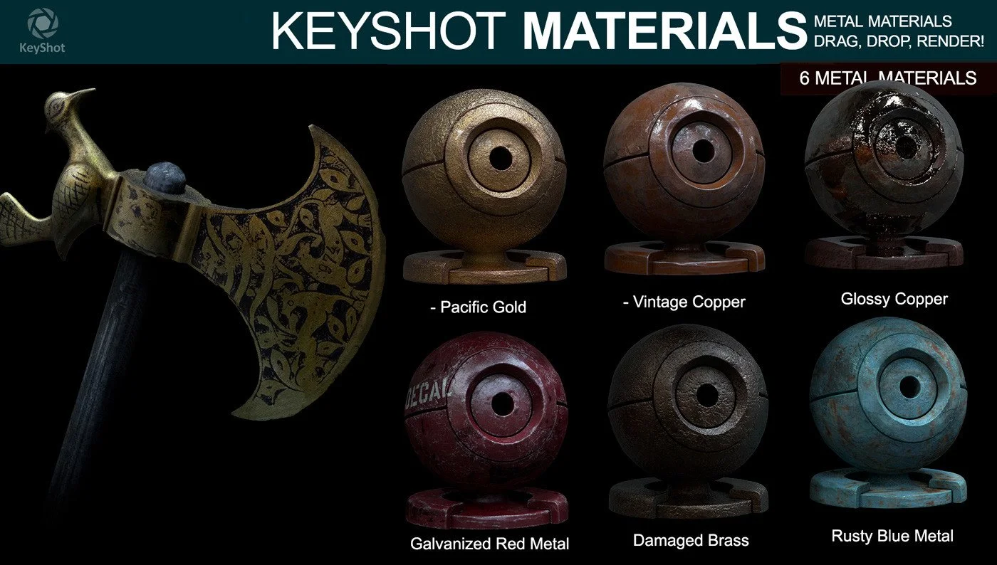 Free Keyshot Material Pack