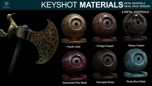 Free Keyshot Material Pack