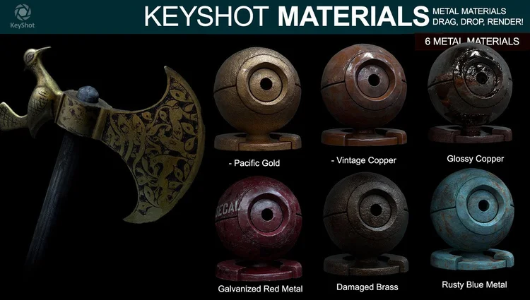 Free Keyshot Material Pack
