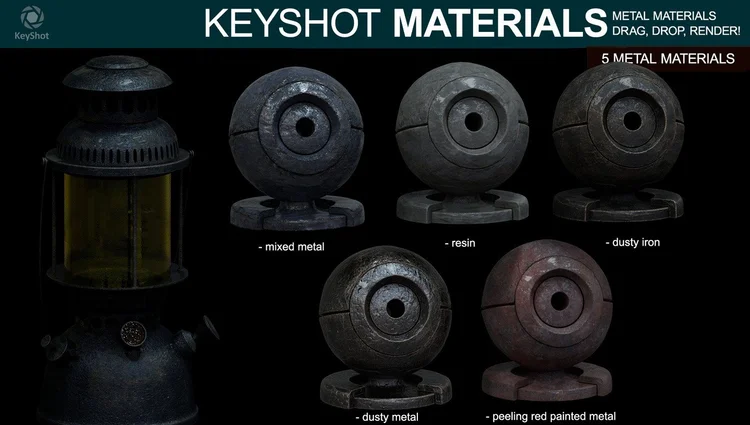 Free Keyshot Material Pack