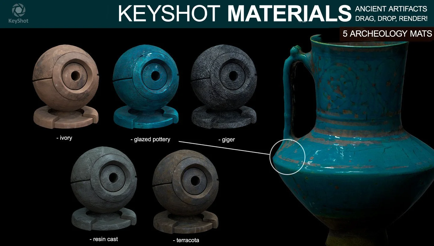 Free Keyshot Material Pack