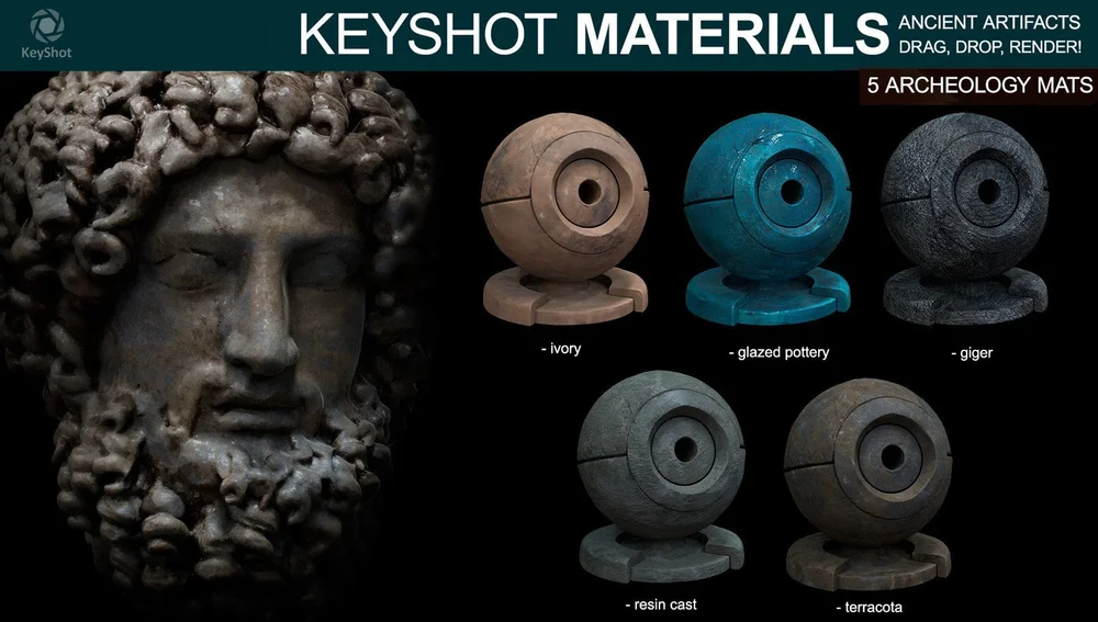 Free Keyshot Material Pack