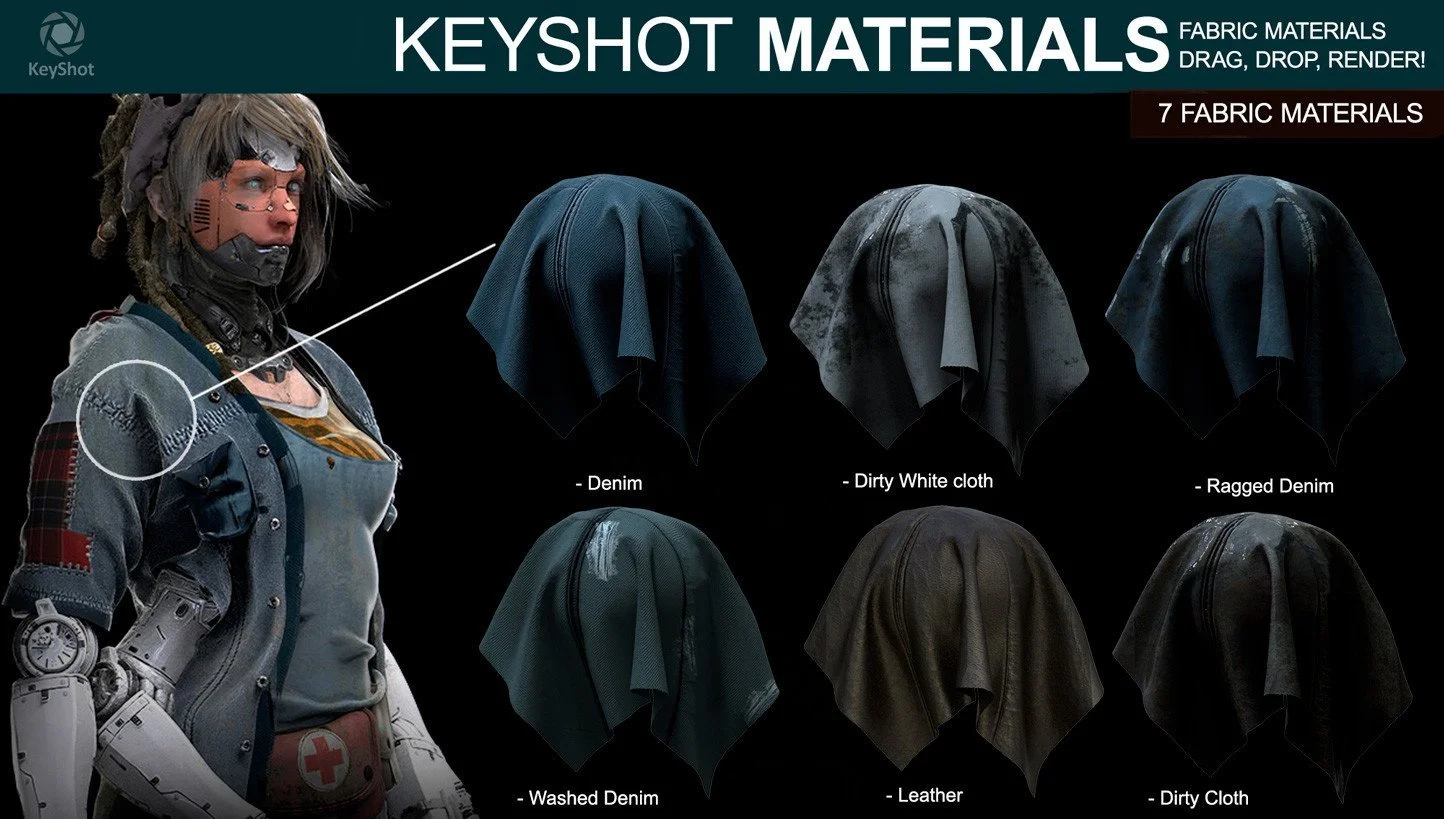 Free Keyshot Material Pack