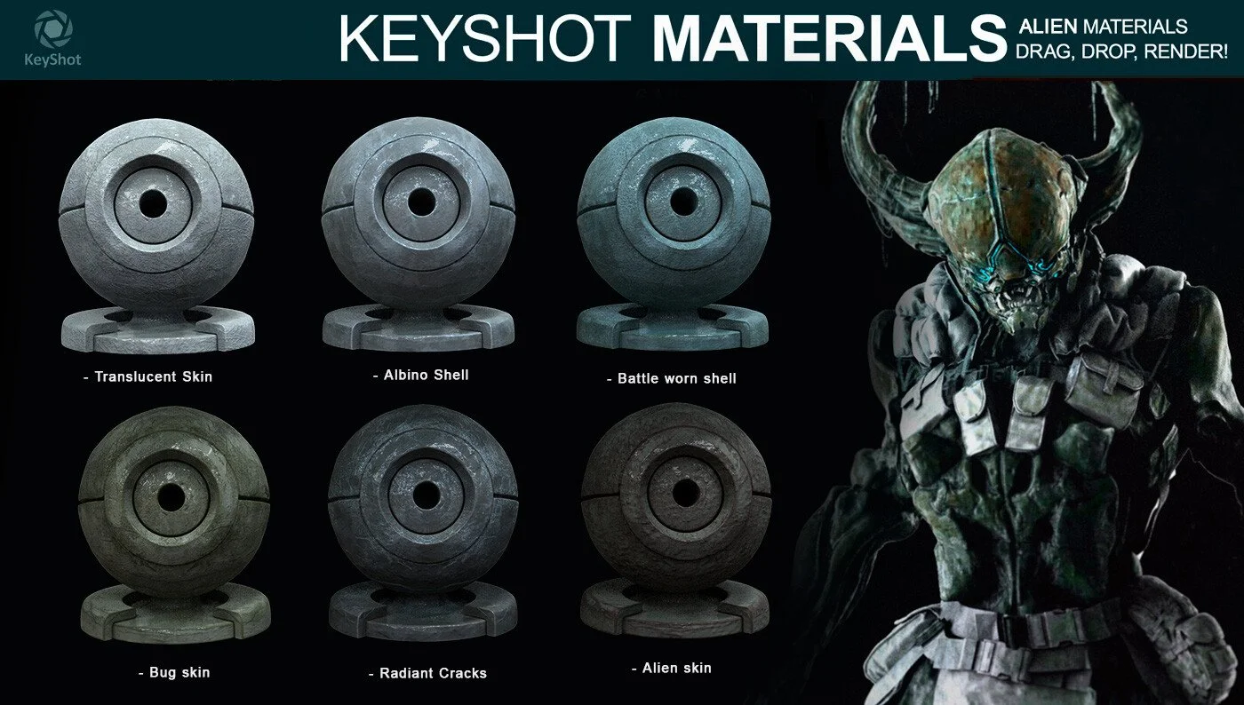 Free Keyshot Material Pack