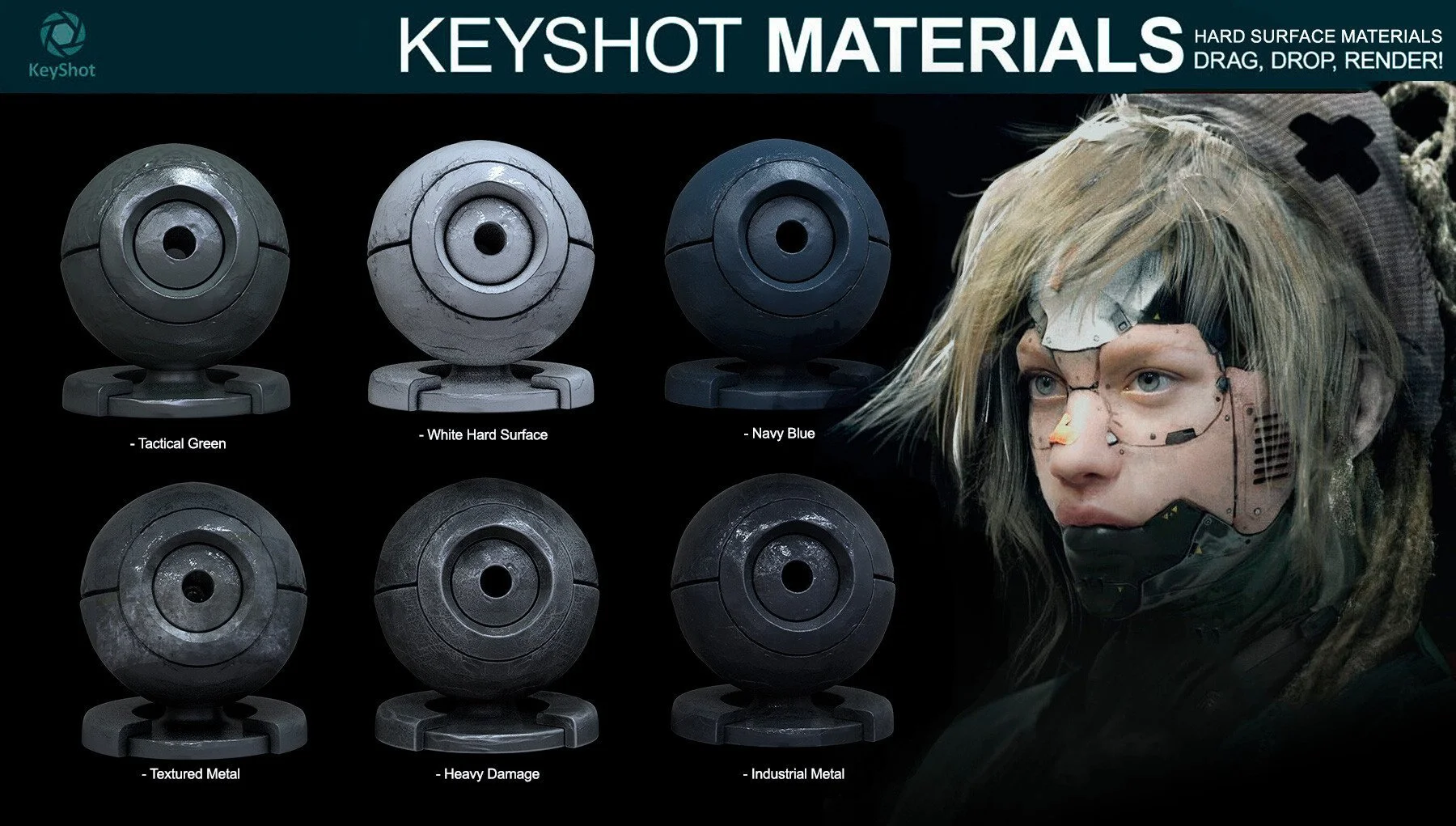 Free Keyshot Material Pack