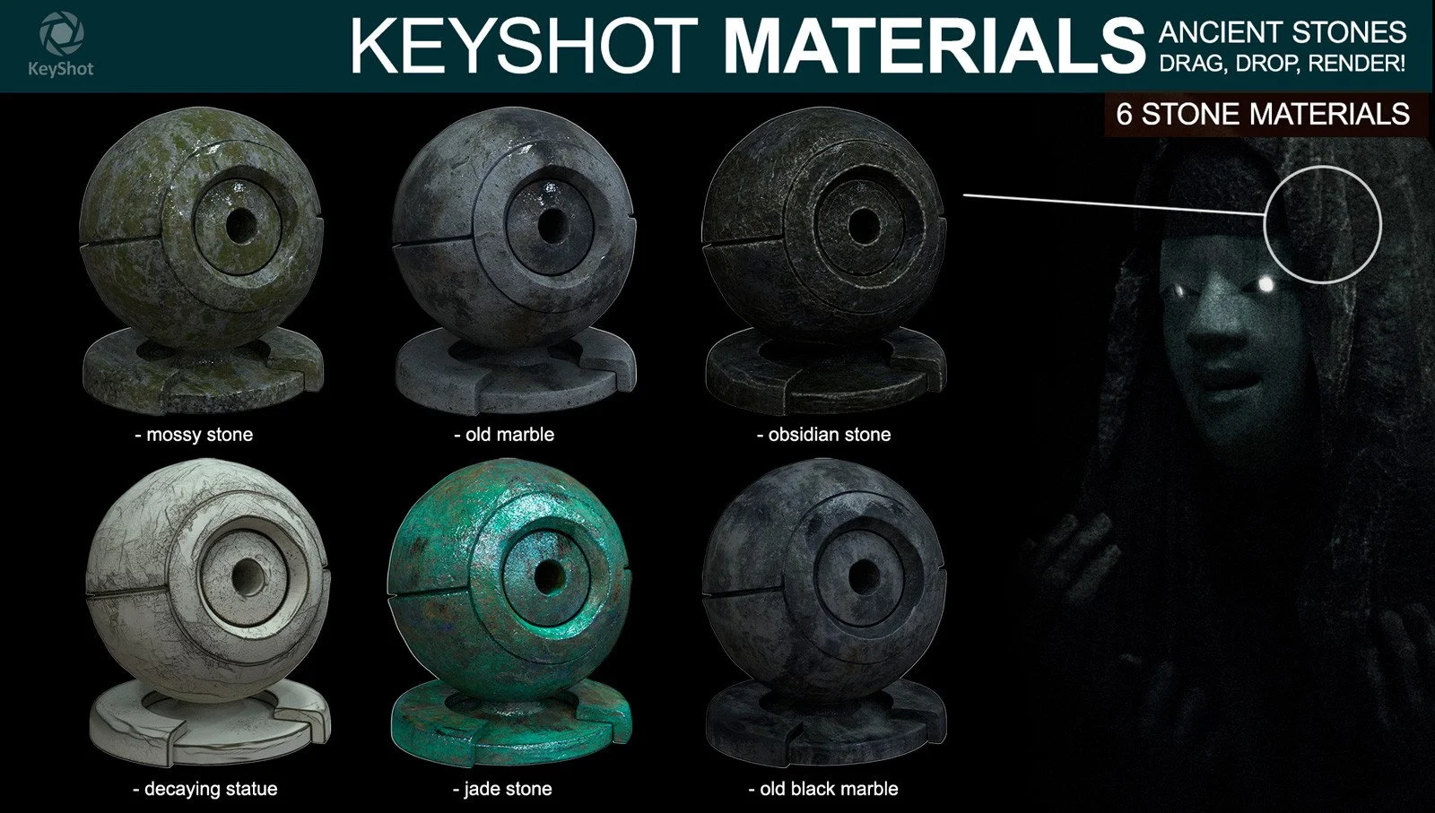 Free Keyshot Material Pack