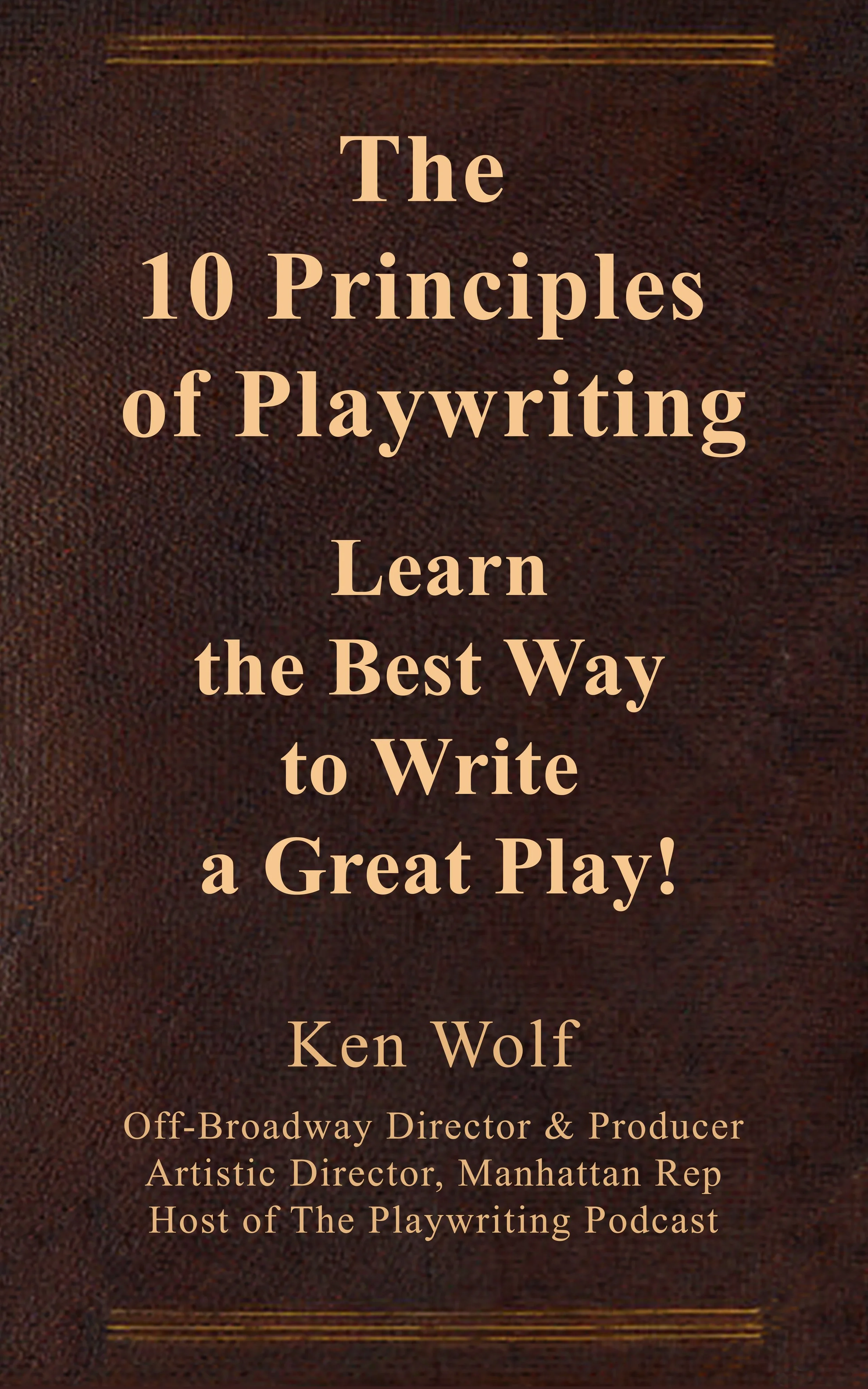 Books — Manhattan Repertory Theatre