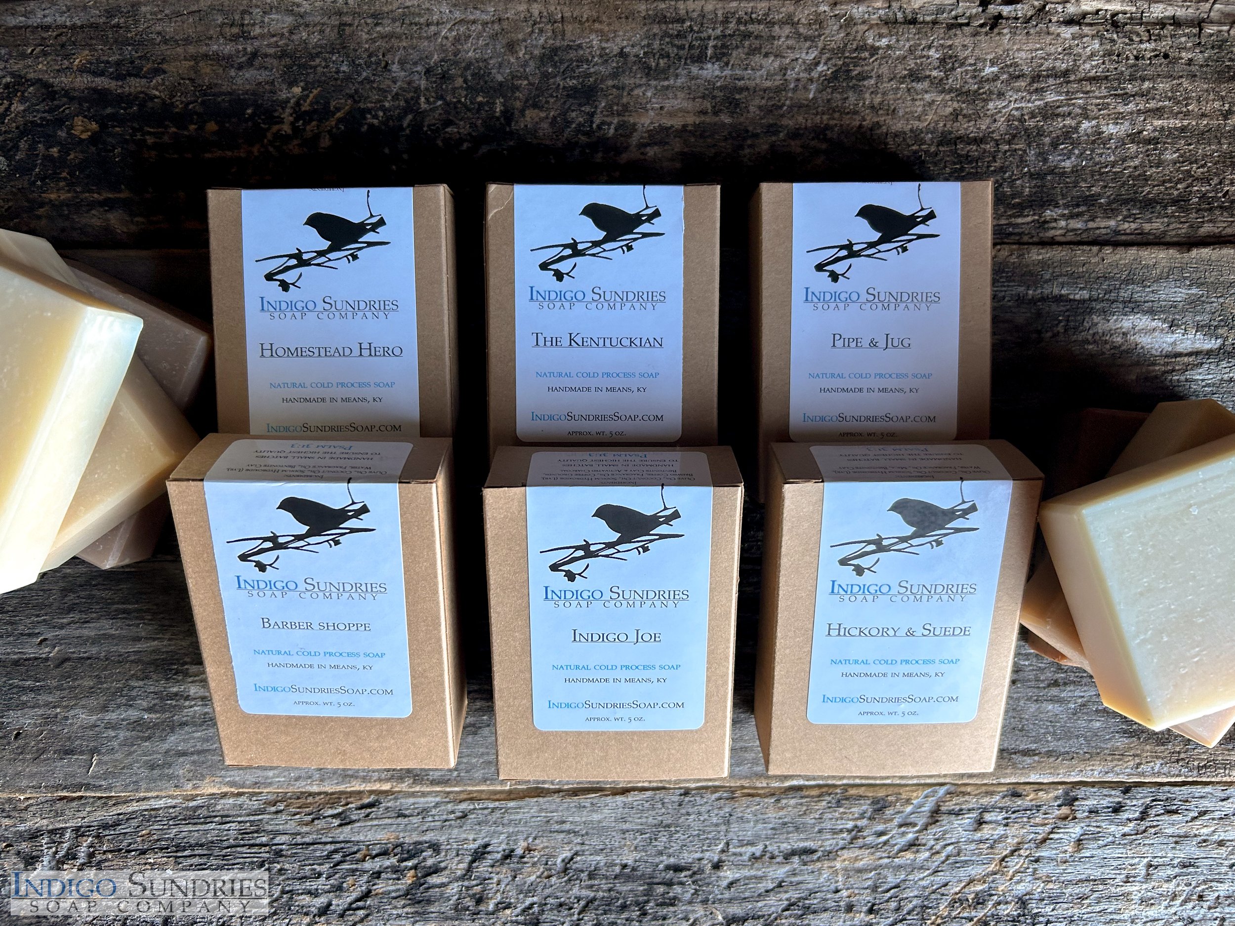 Men's Six Pack Soap Bundle — Indigo Sundries Soap Co.