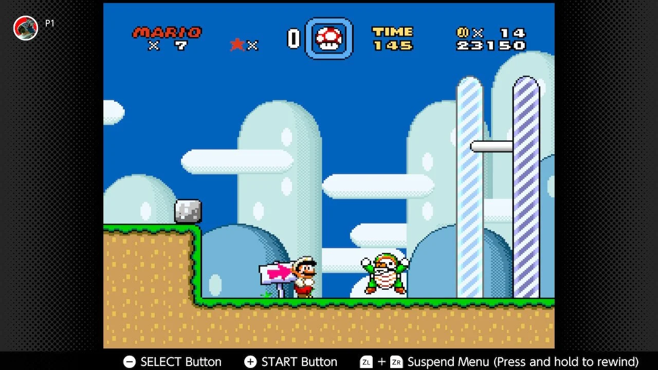 Yoshi Island 1, Super Mario World: First Levels — accordion sprout