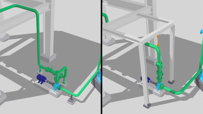 Pump Discharge Piping — Piping Stress