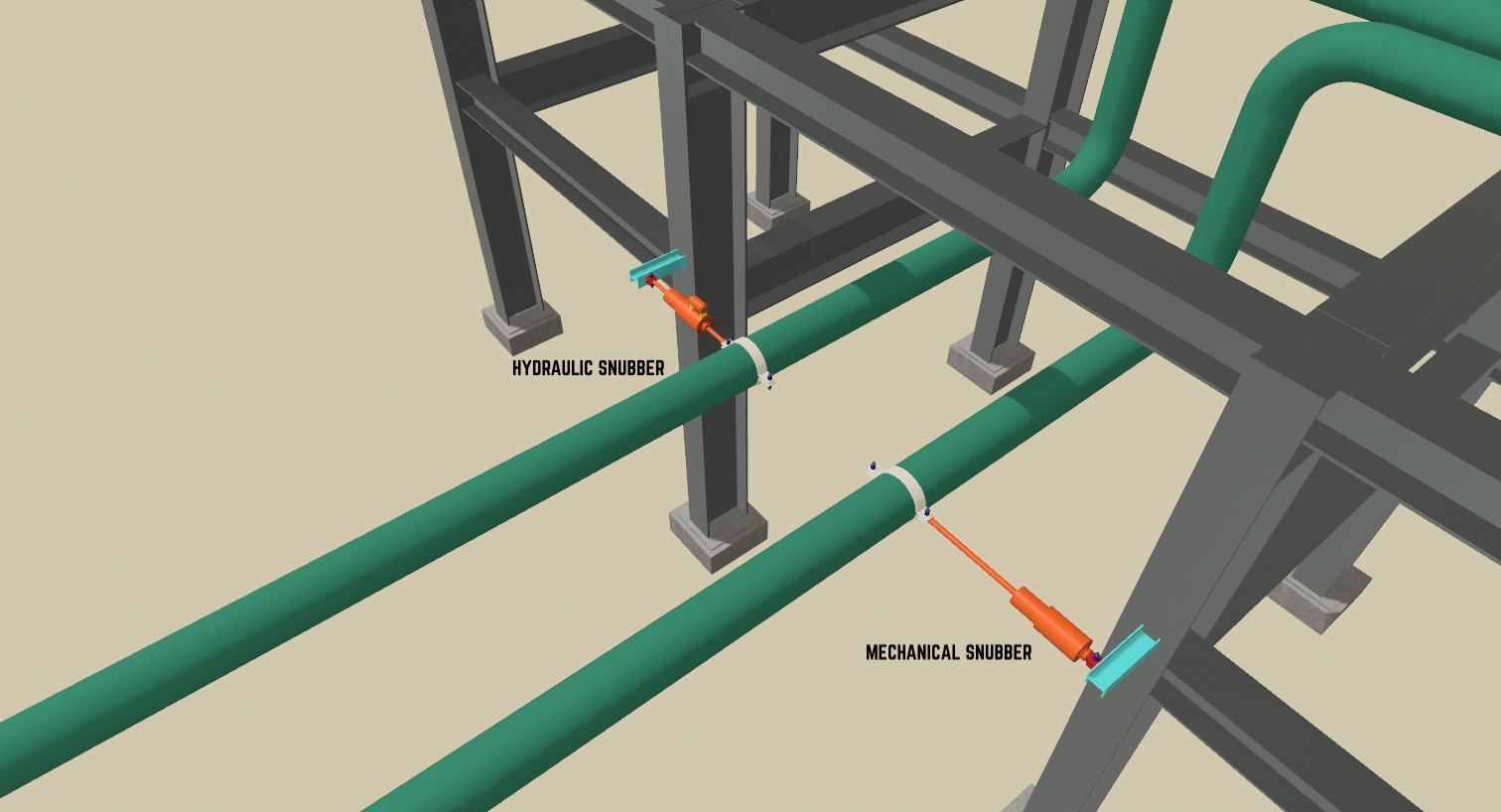 Snubber - Shock Absorber — Piping Stress