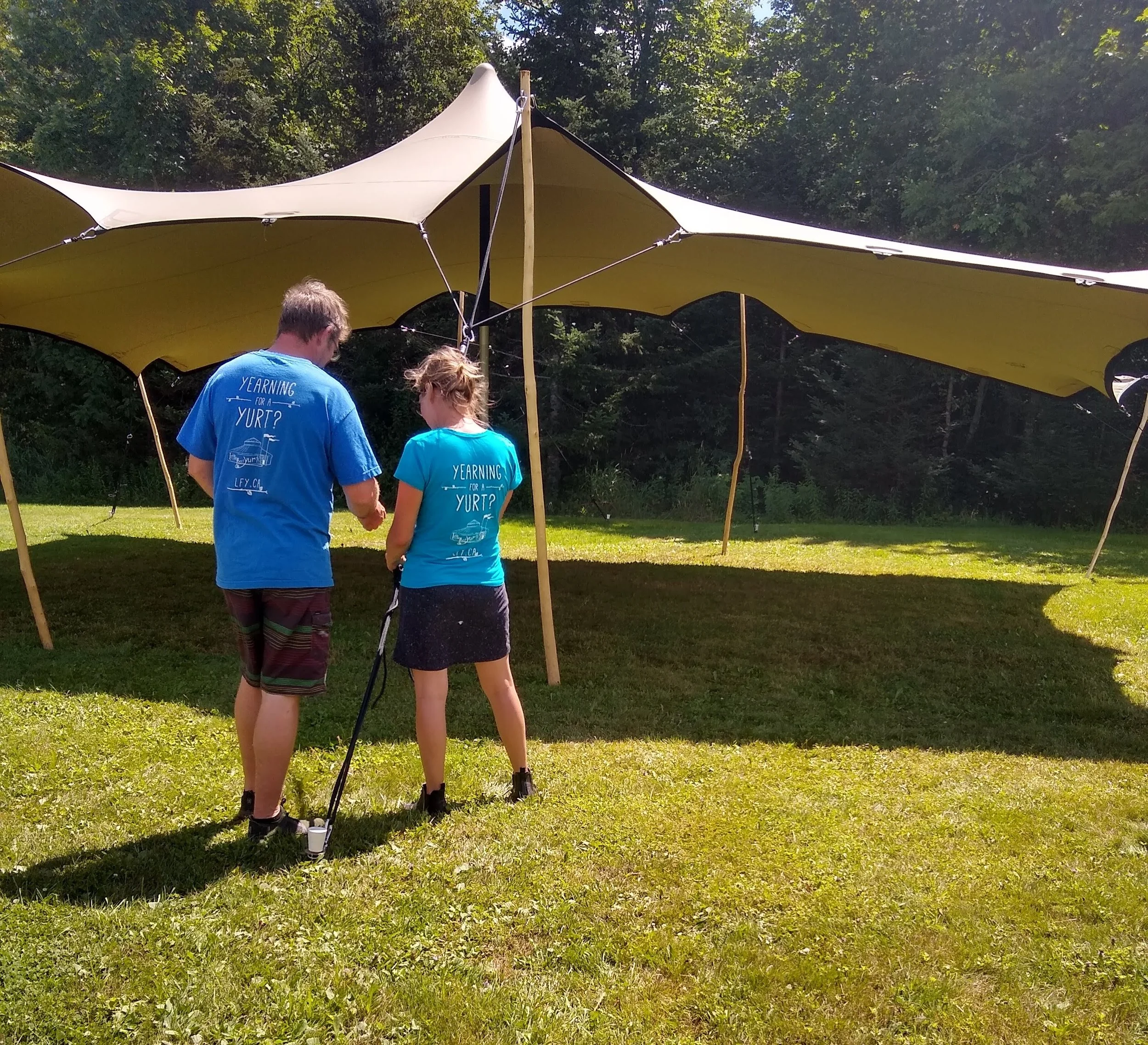 Small Stretch Tents Rentals for Events in Nova Scotia — Little Foot Yurts