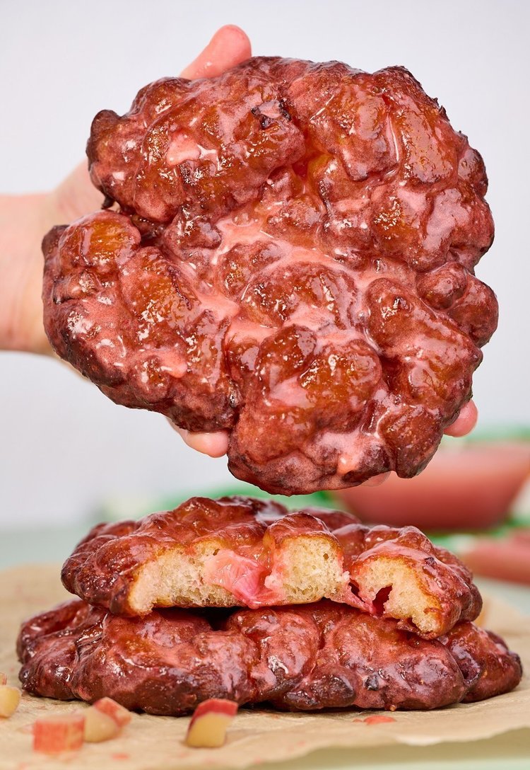 Rhubarb Fritters — The Berger Feed