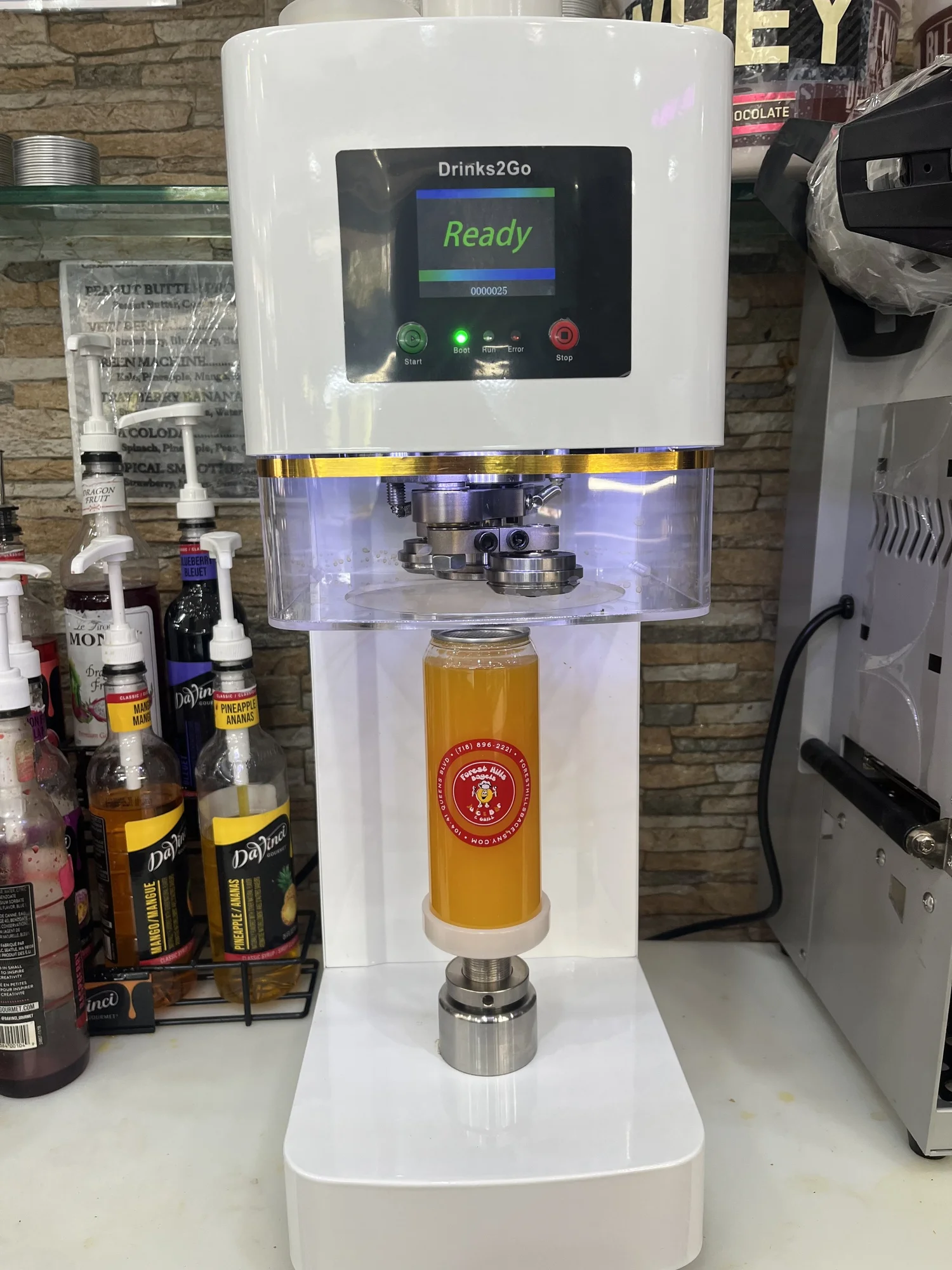 Drinks 2Go- Mobile beverage packaging container system