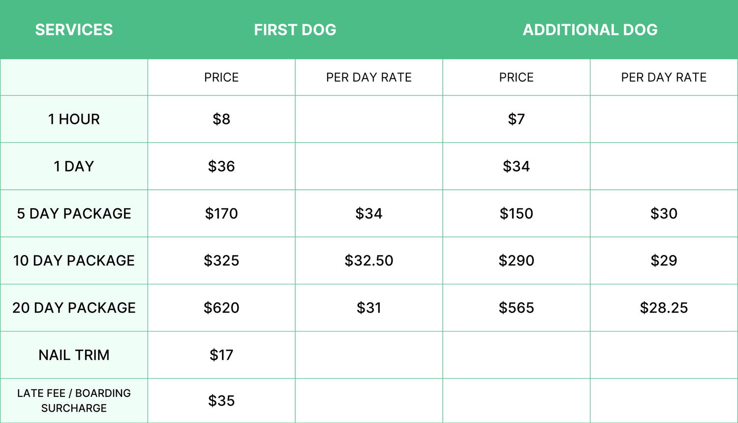 Dog Daycare: Your dog's home away from home!