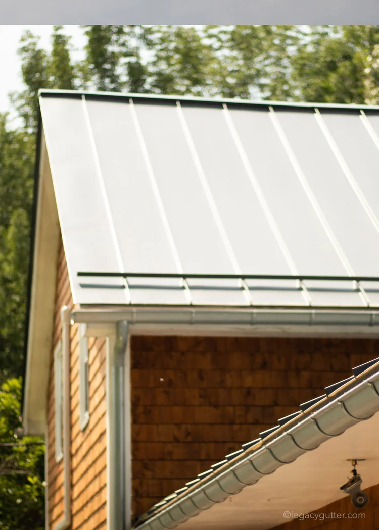 DESIGNER HALF ROUND GALVANIZED GUTTERS — Legacy Gutter Solutions, Inc.