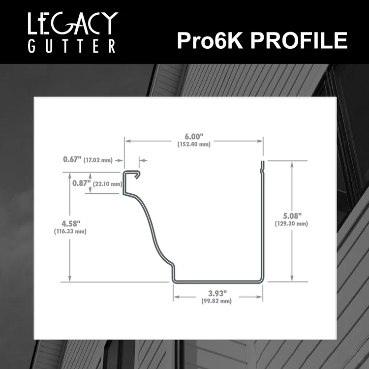 Galvanized Steel Gutters — Legacy Gutter Solutions, Inc.
