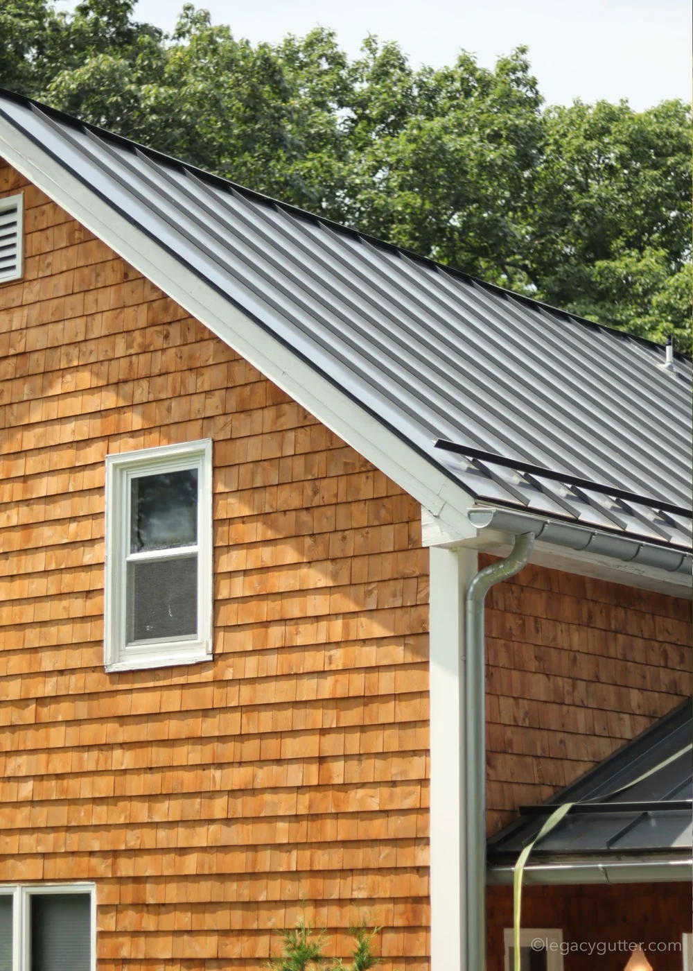 DESIGNER HALF ROUND GALVANIZED GUTTERS — Legacy Gutter Solutions, Inc.
