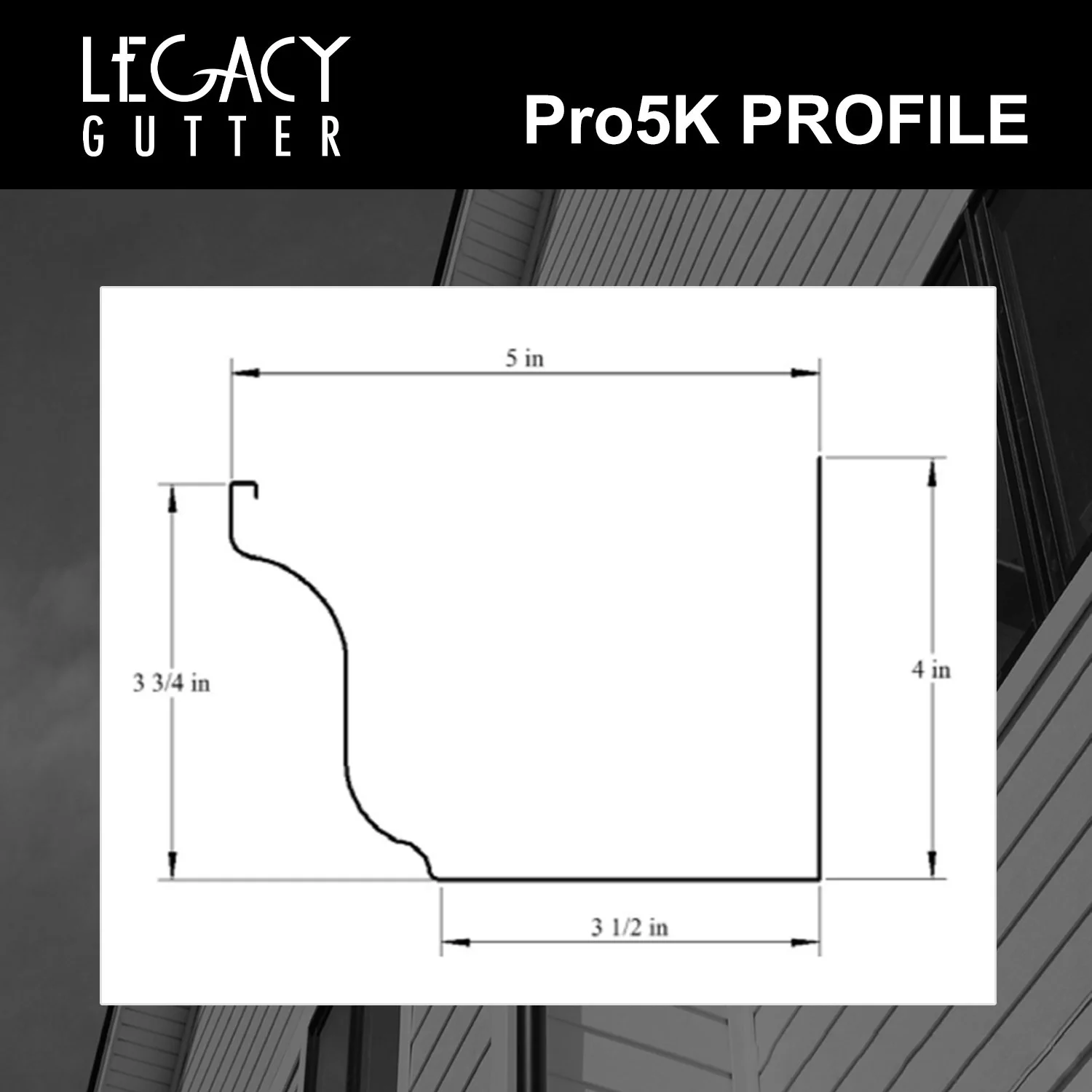 5K Seamless Gutters | Durable & Custom-Fit Gutters | Legacy Gutter