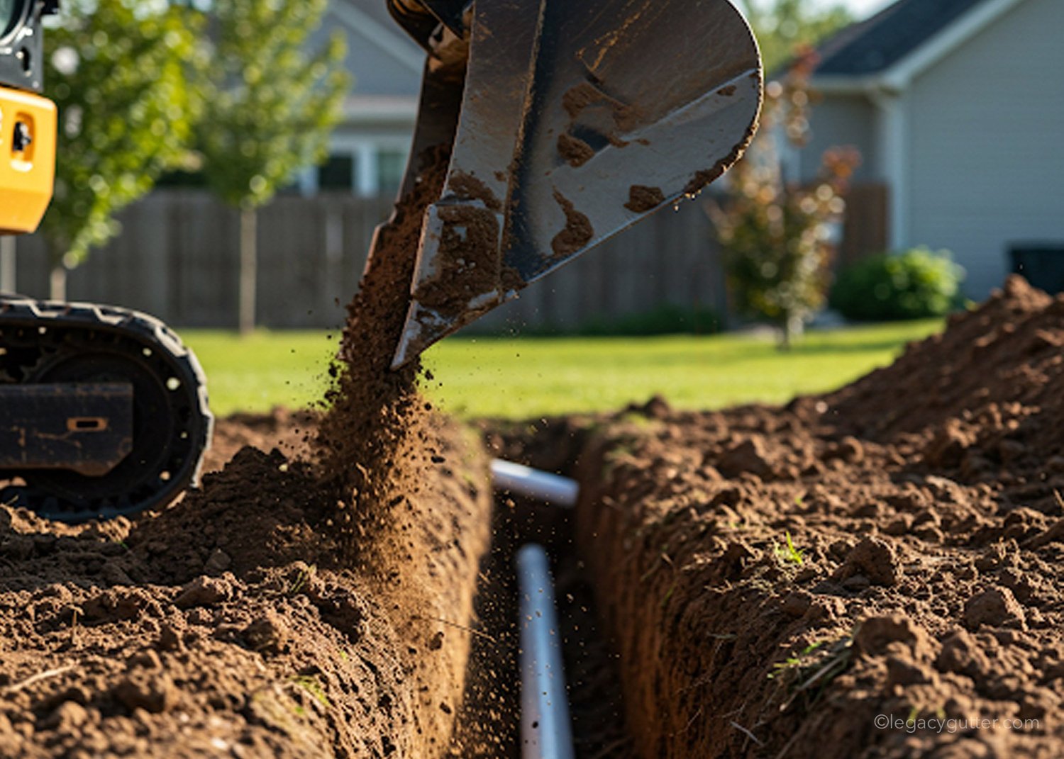 NOW OFFERING GROUND PIPE GUTTER DRAINAGE SERVICES — Legacy Gutter ...