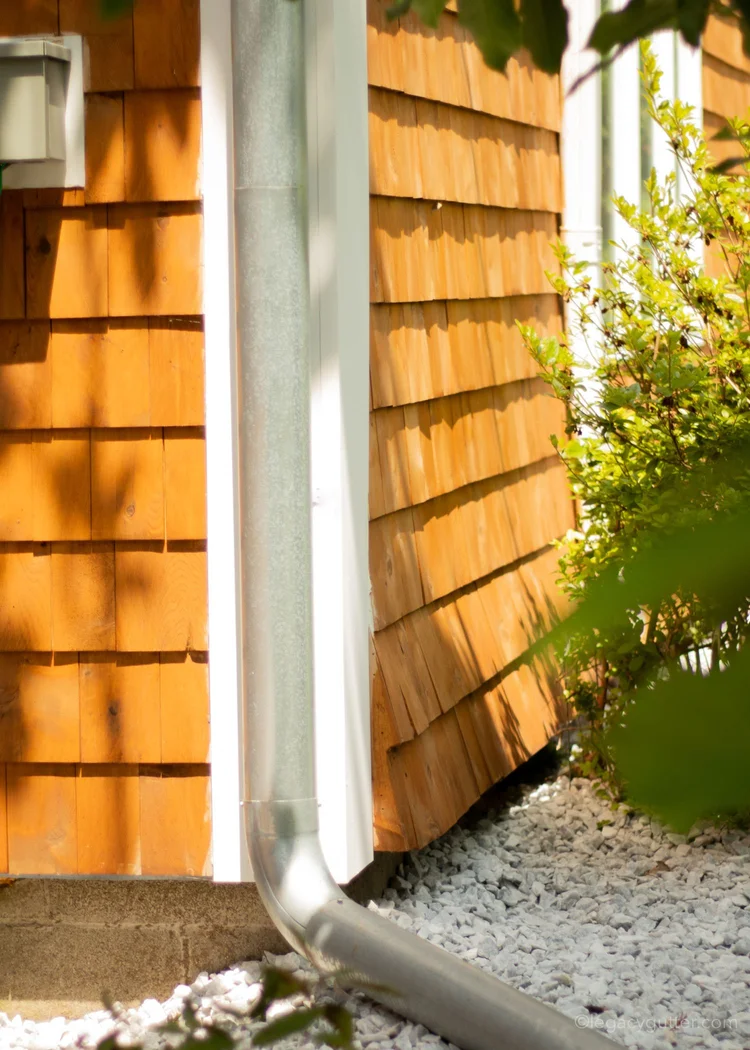 DESIGNER HALF ROUND GALVANIZED GUTTERS — Legacy Gutter Solutions, Inc.