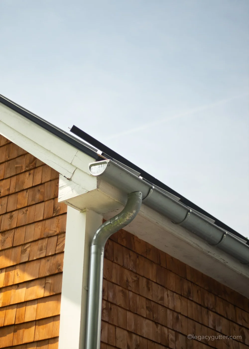 DESIGNER HALF ROUND GALVANIZED GUTTERS — Legacy Gutter Solutions, Inc.