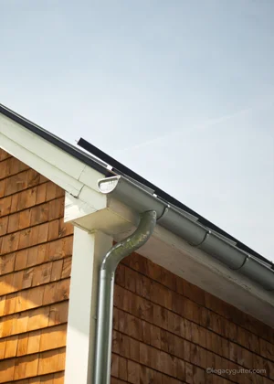 DESIGNER HALF ROUND GALVANIZED GUTTERS — Legacy Gutter Solutions, Inc.
