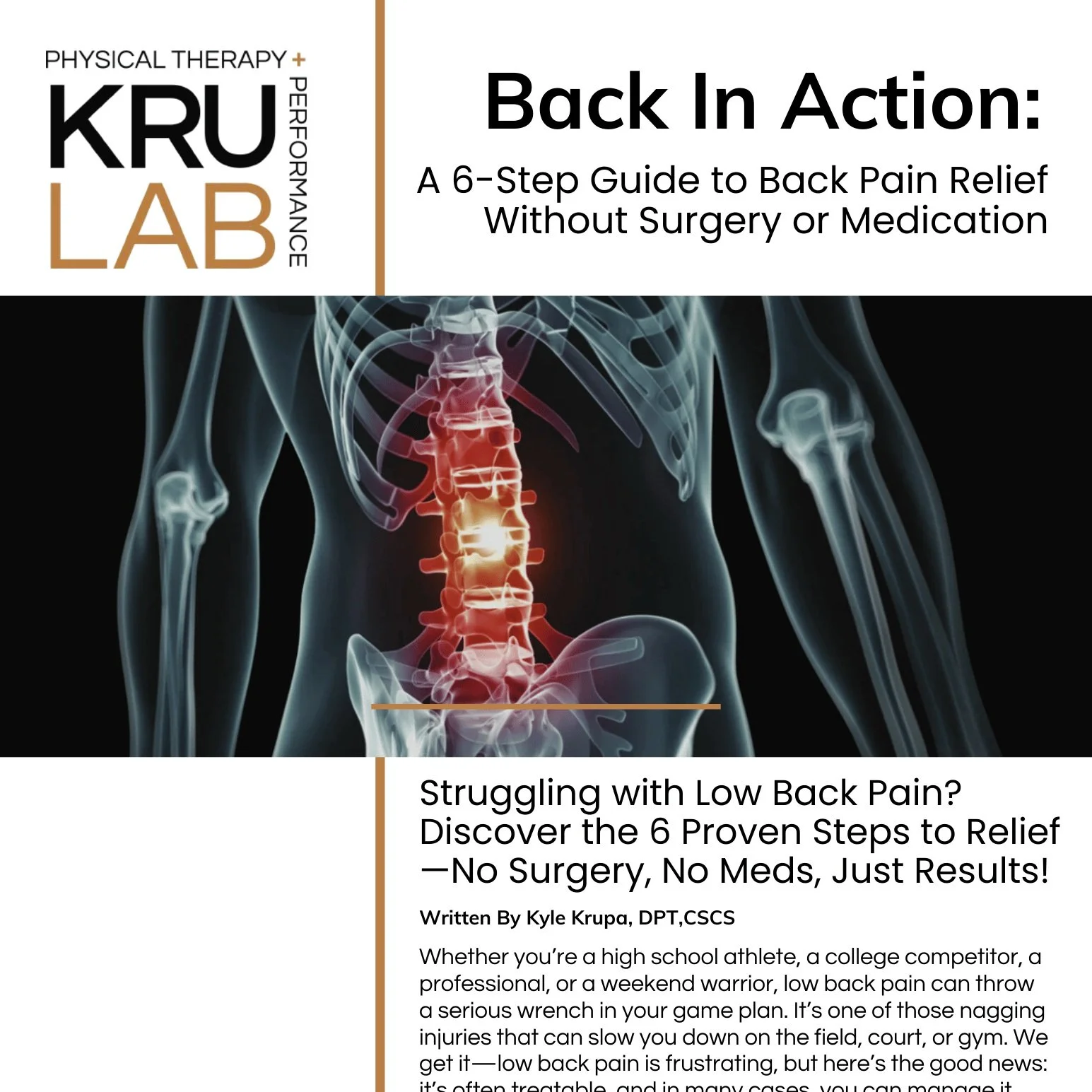 Resources — KRU Physical Therapy + Performance Lab