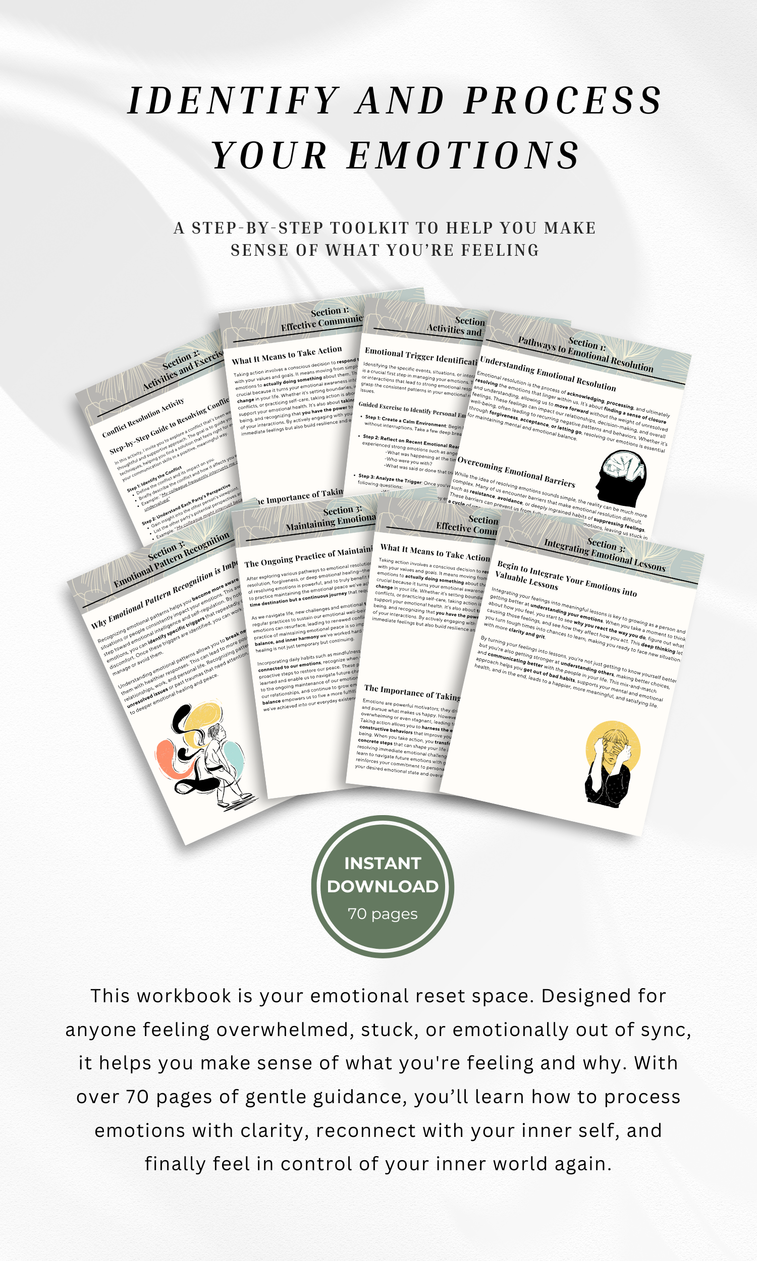 How to Identify and Process Your Emotions Workbook — Emilia Stone