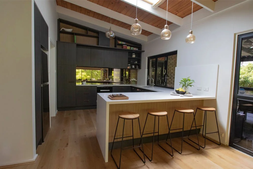 Adelaide Hills Mid-Century Modern Kitchen — Plush Design Interiors