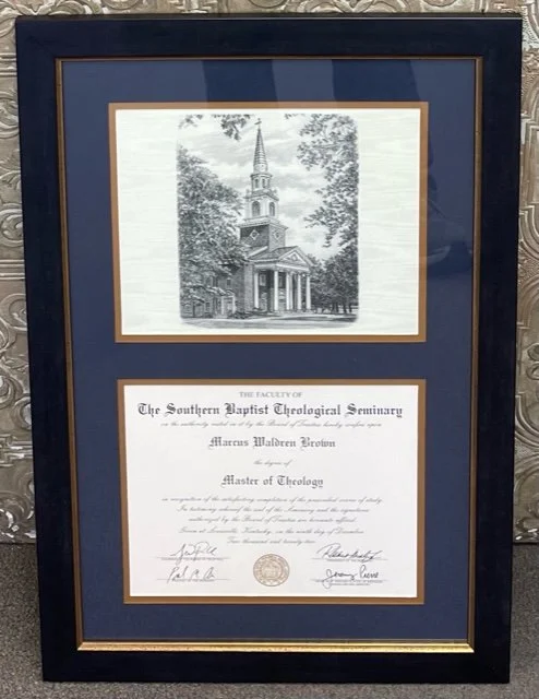 Diplomas & Awards — Ken's Custom Frames