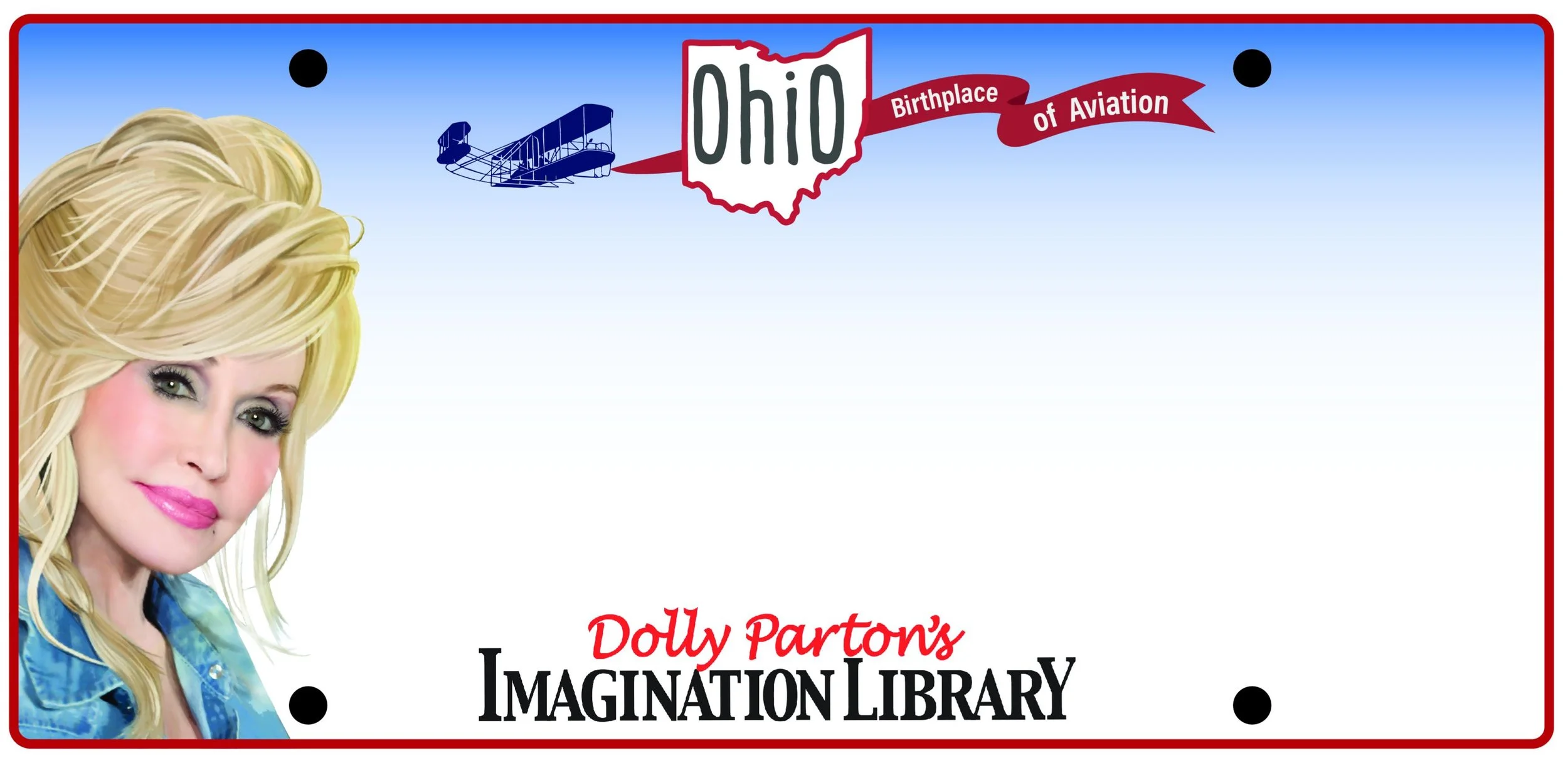 Dolly Parton's License Plate in Ohio — Ohio Imagination Library