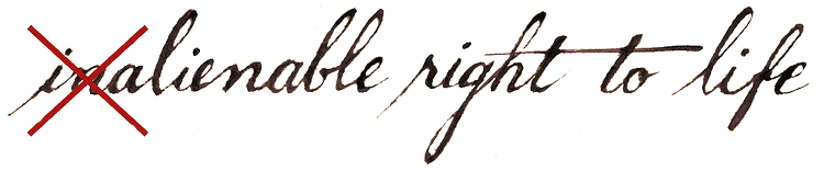 Alienable Right to Life: An art installation by Suzanne Brennan ...