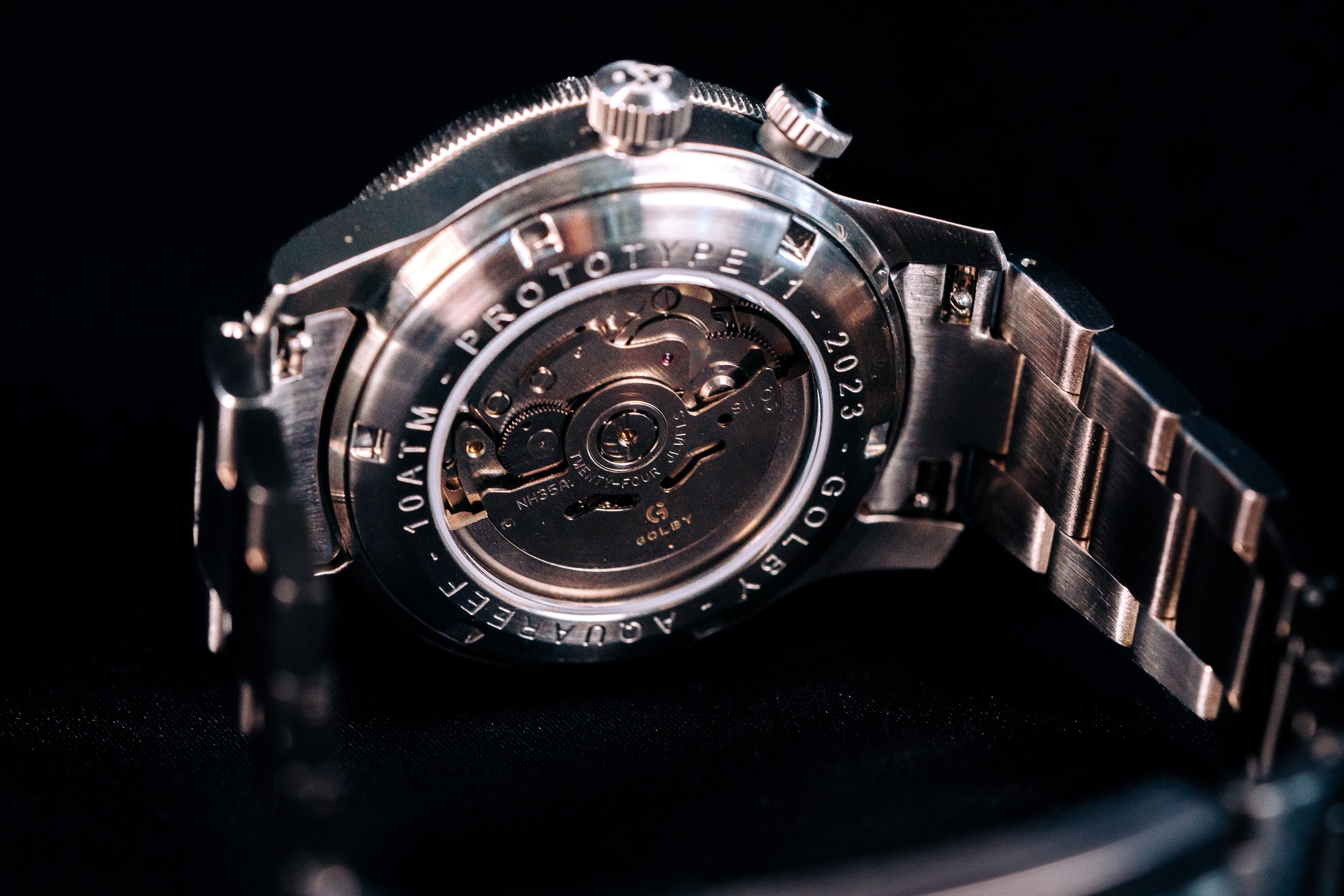 White & Teal Aquareef Dual Timer Watch — Golby Watches and Straps