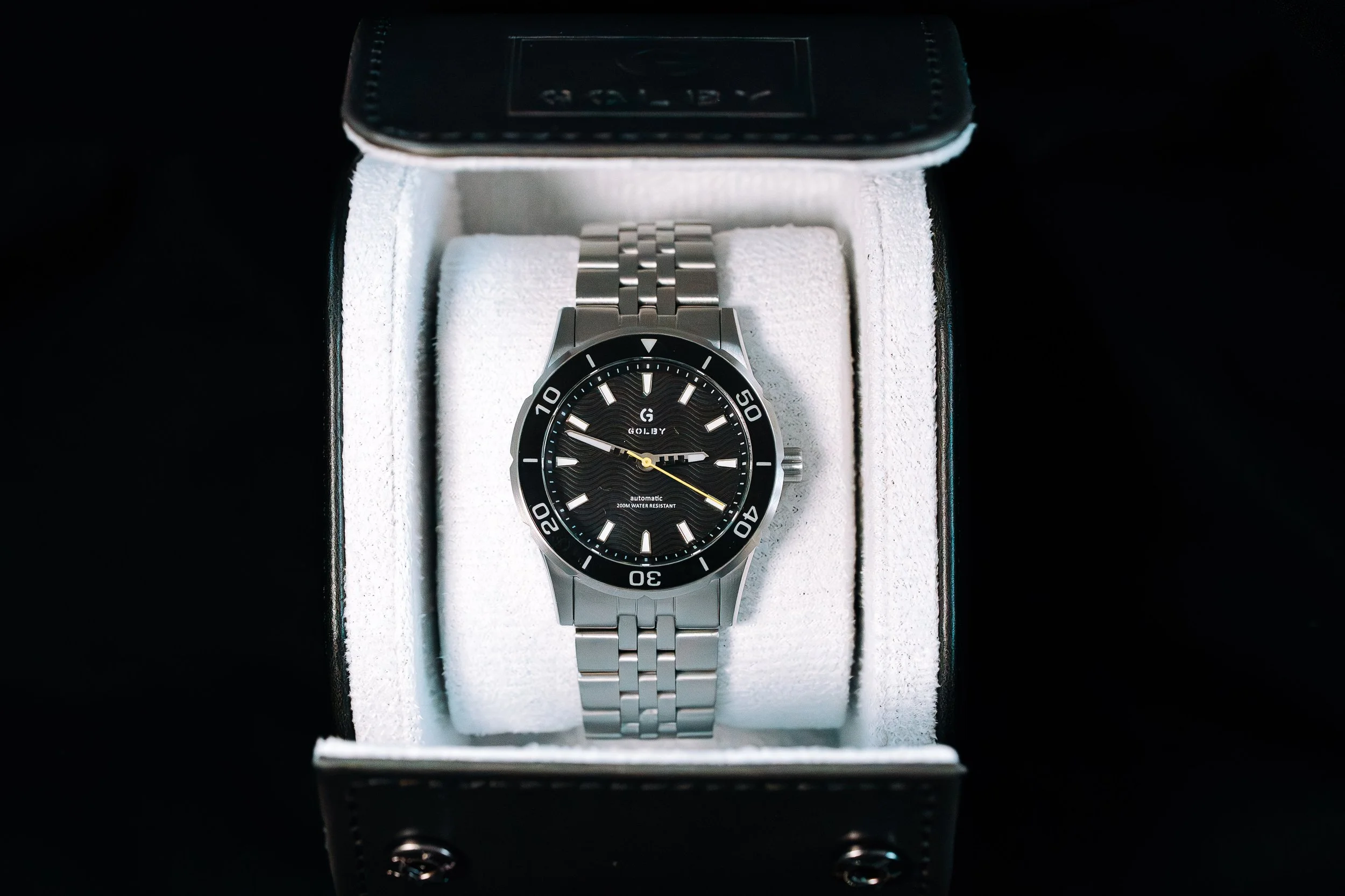 White & Teal Aquareef Dual Timer Watch — Golby Watches and Straps