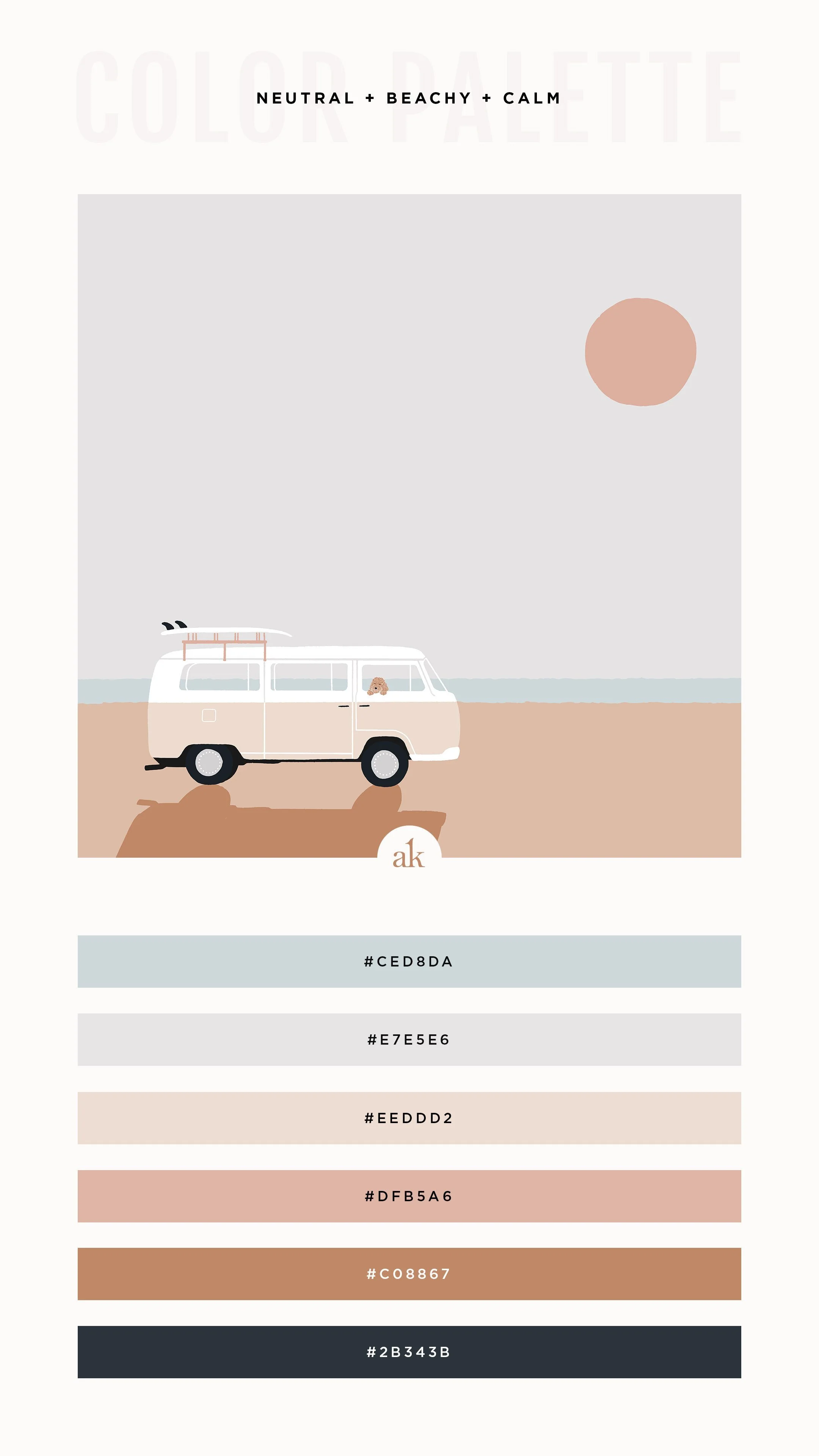 a neutral beach-inspired color palette — AKULA | story-driven brands ...