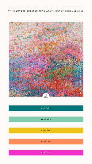 a cheerful, bright, art-inspired color palette — AKULA | story-driven ...