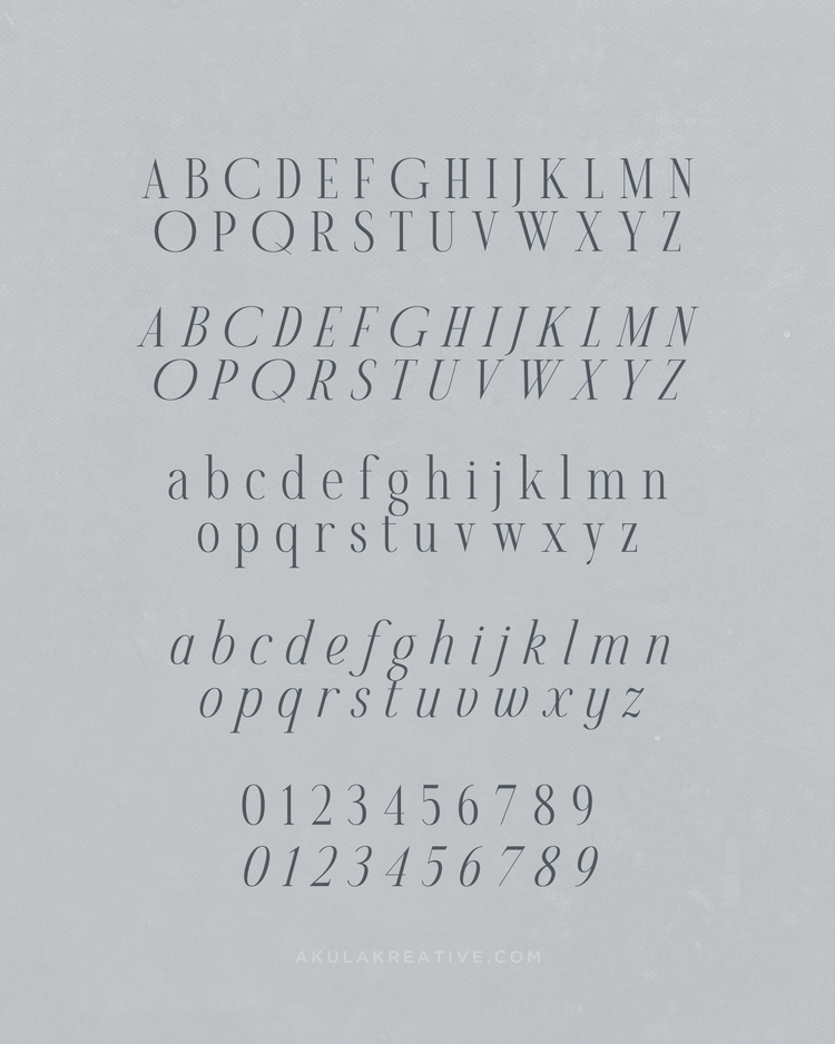 Fifty Fifty :: a Modern, Editorial Serif font | Akula Kreative