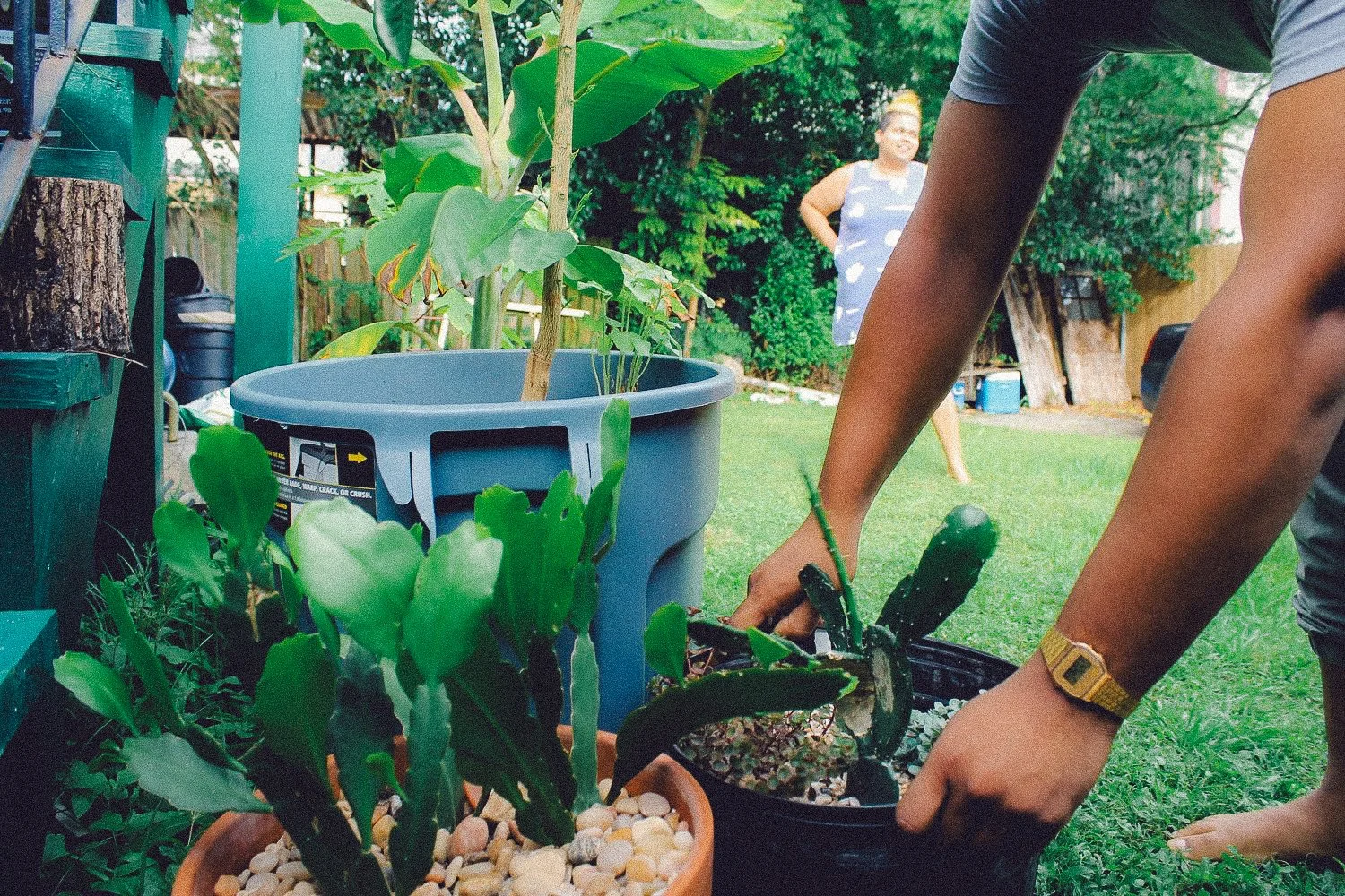 Black People with Plants: Nathaniel + McNally — Black People with Plants