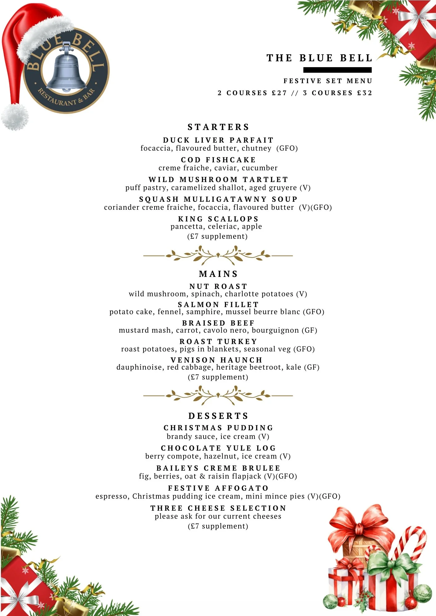 The Blue Bell | Dine, Drink, Reserve Now