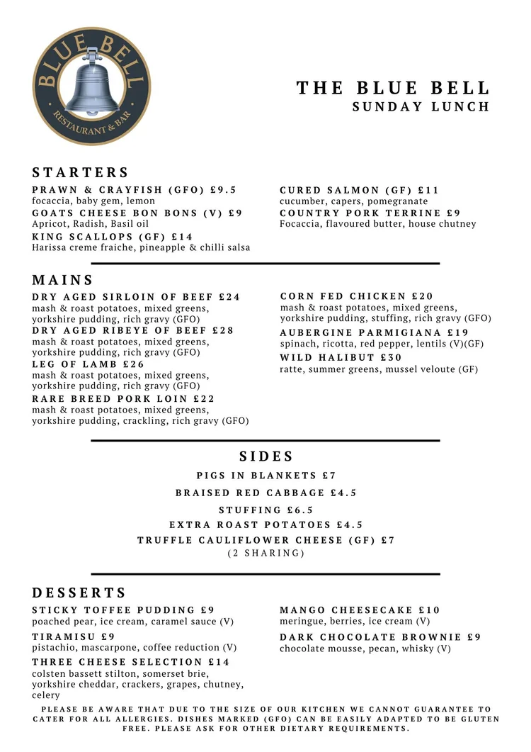 Eat | Enjoy Fresh Eats—Book Your Table Today — The Blue Bell